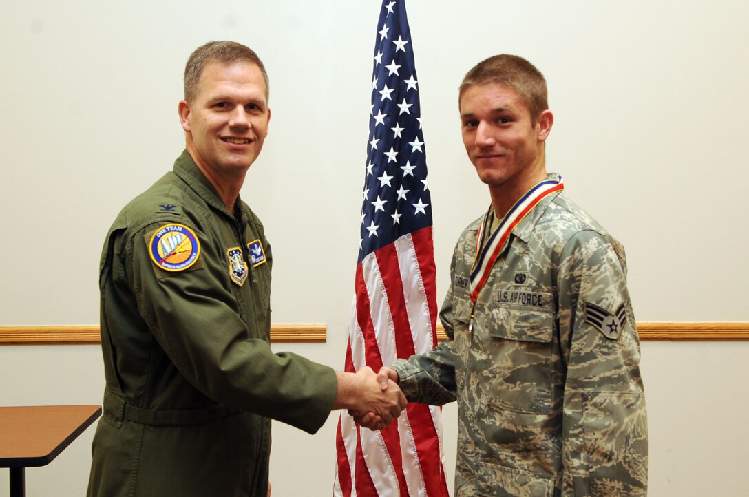 460th Space Wing Medal ceremony - September 2009