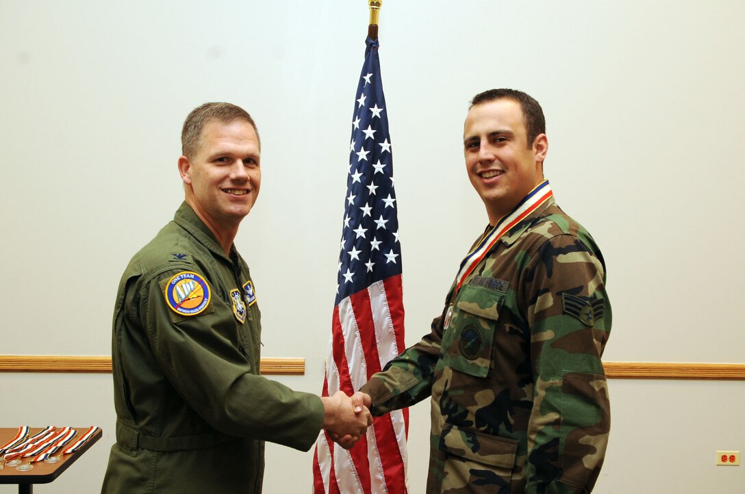 460th Space Wing Medal ceremony - September 2009