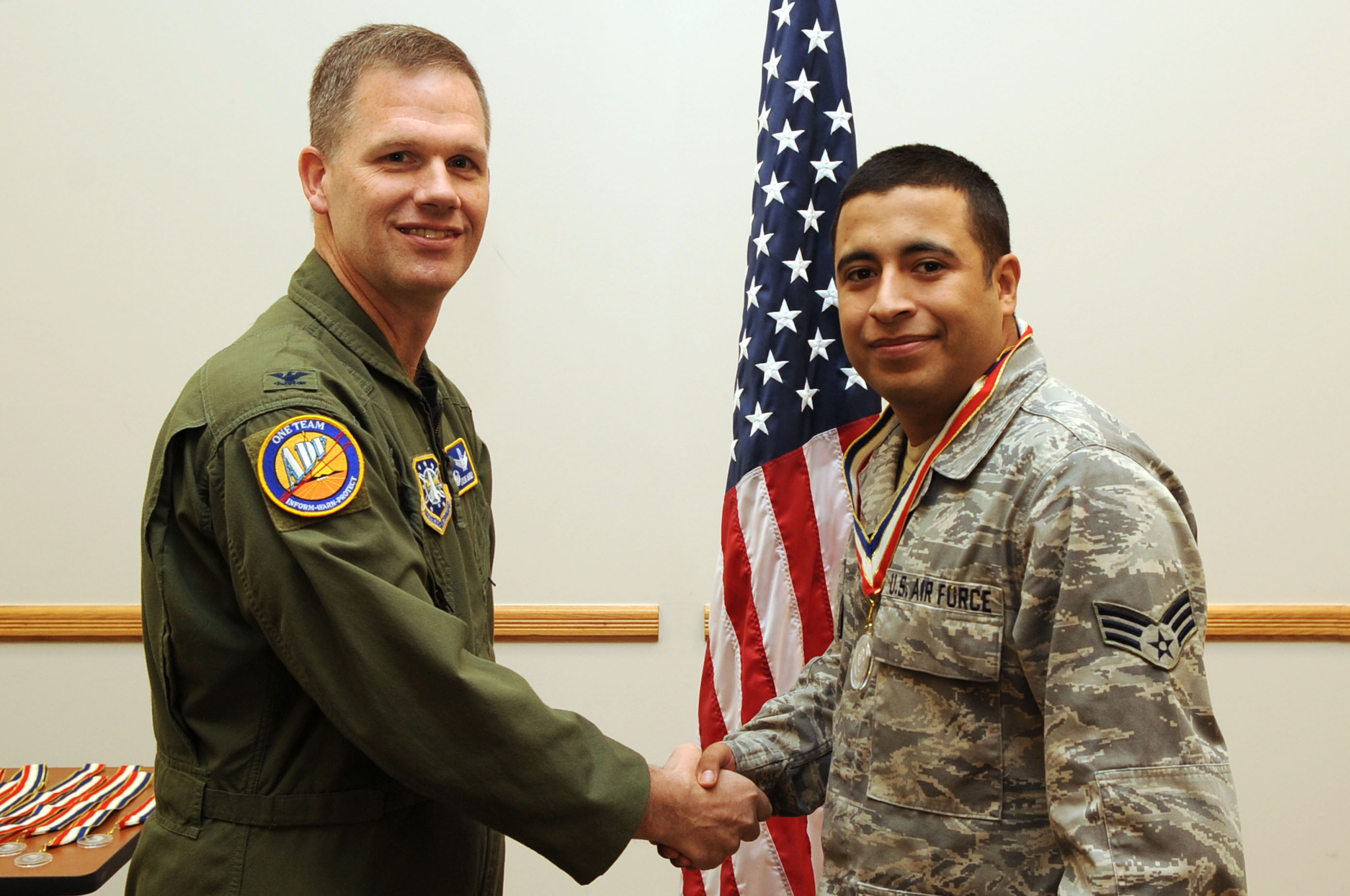 460th Space Wing Medal ceremony - September 2009