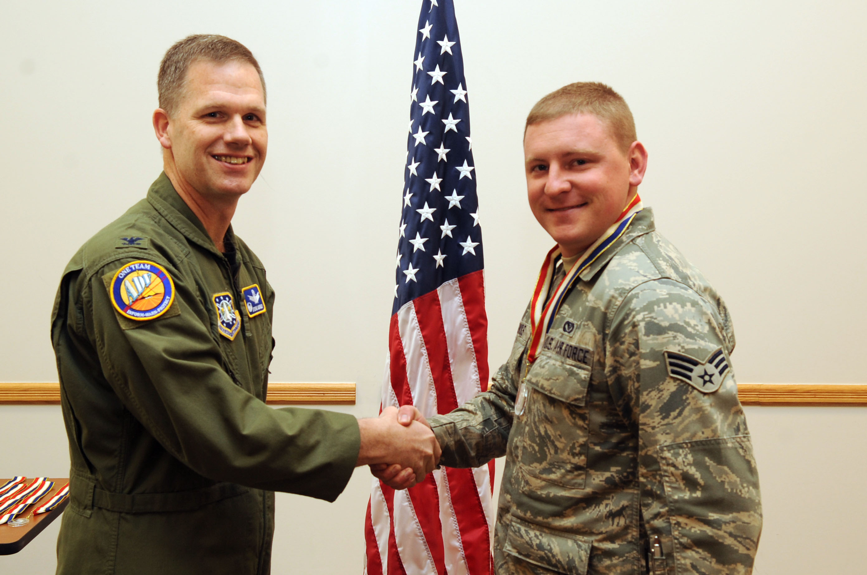 460th Space Wing Medal ceremony - September 2009