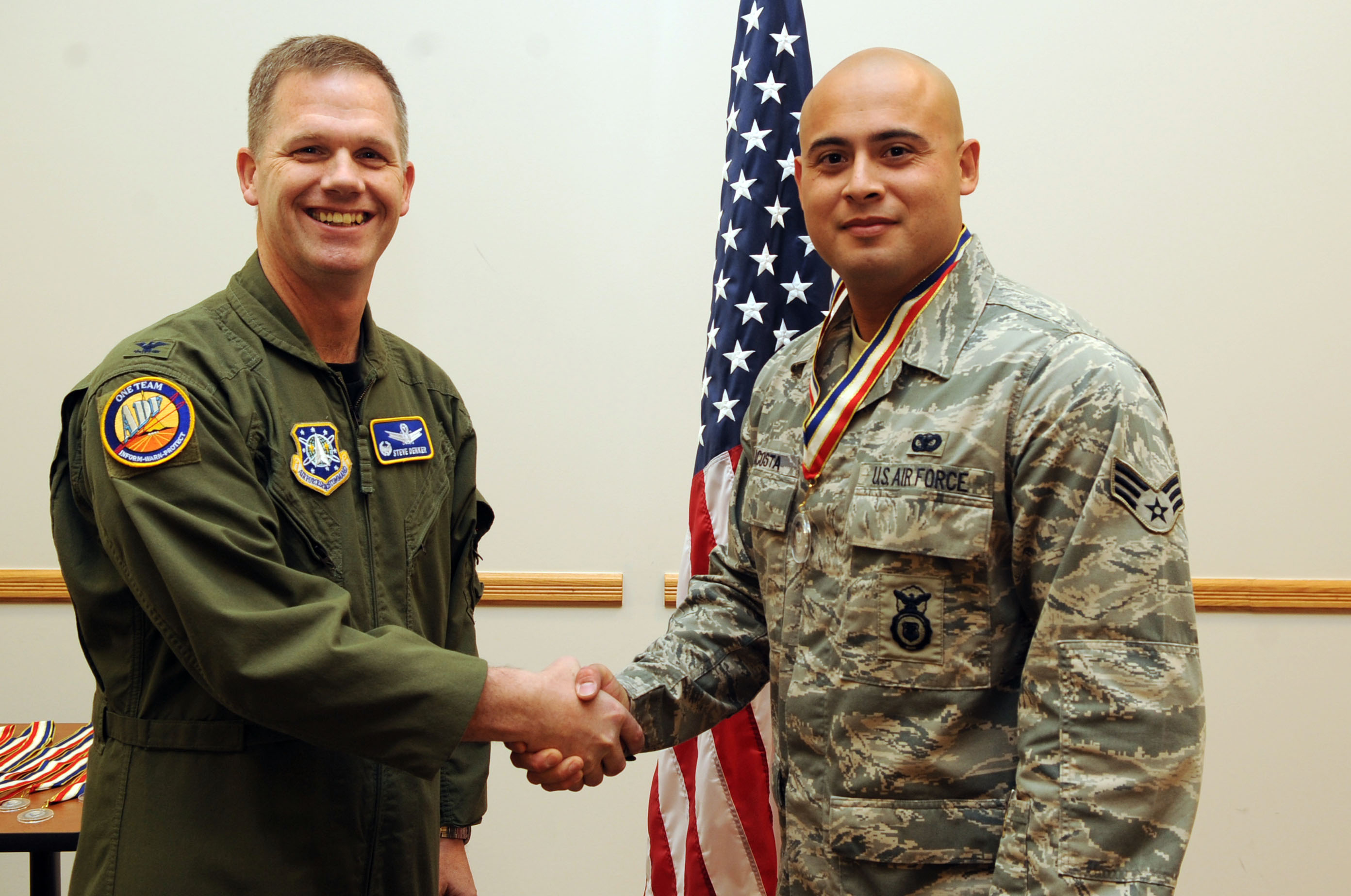 460th Space Wing Medal ceremony - September 2009