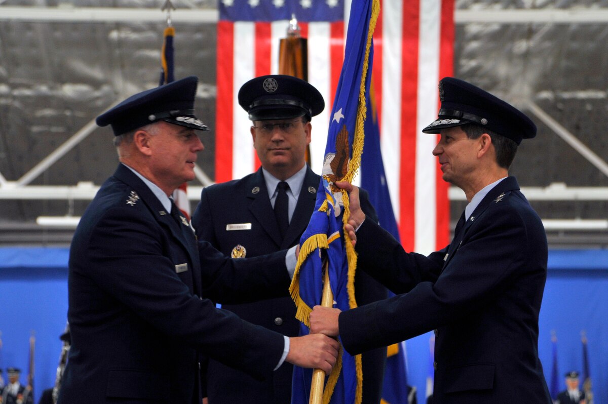 AFDW guidon passes to Maj. Gen. Jones during change of command > Air ...