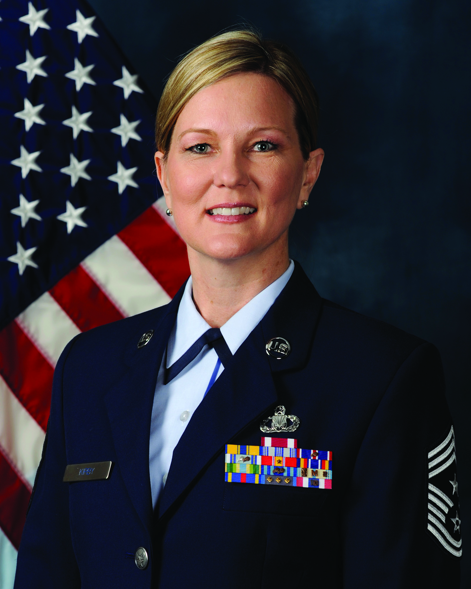 Chief Master Sgt. Brenda K. Kirby, 192D Fighter Wing Command Chief