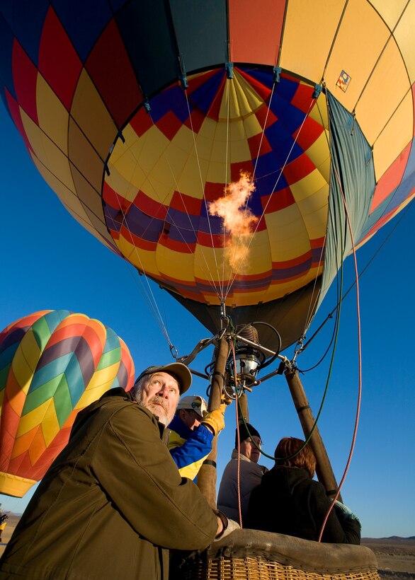 Edwards hosts colorful first flight