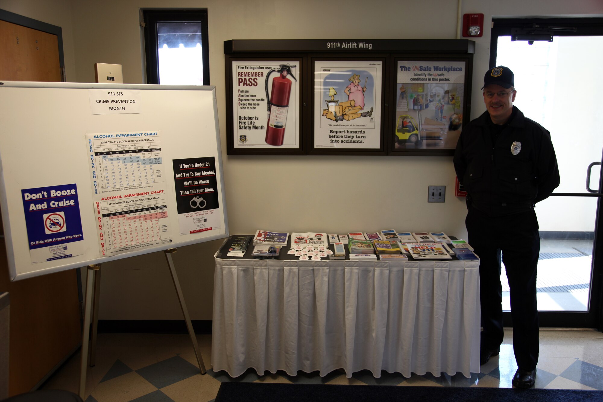Crime prevention display > Pittsburgh Air Reserve Station > Article Display
