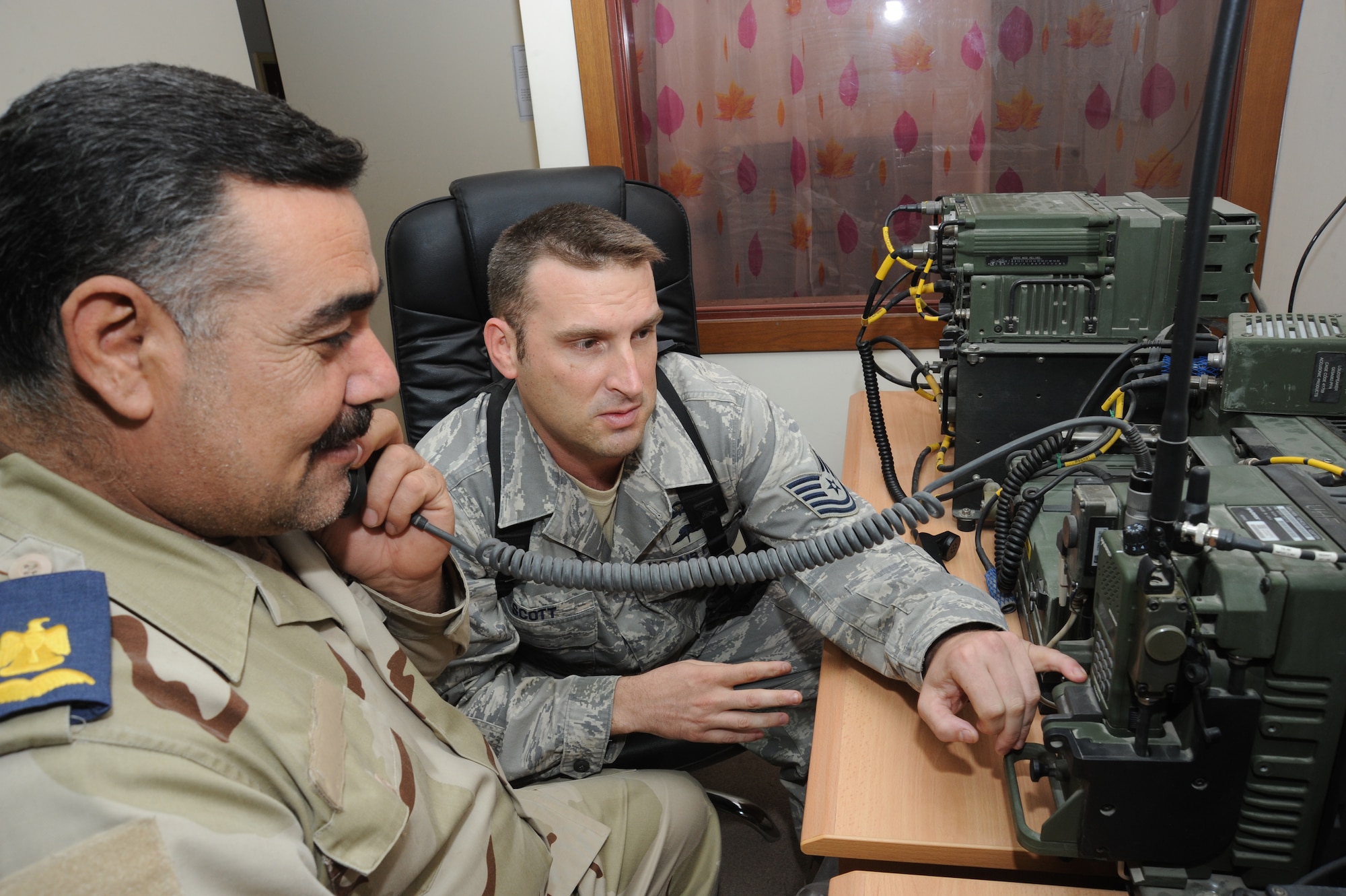 U.S. Airmen build relationships with Iraqi airmen through communication ...
