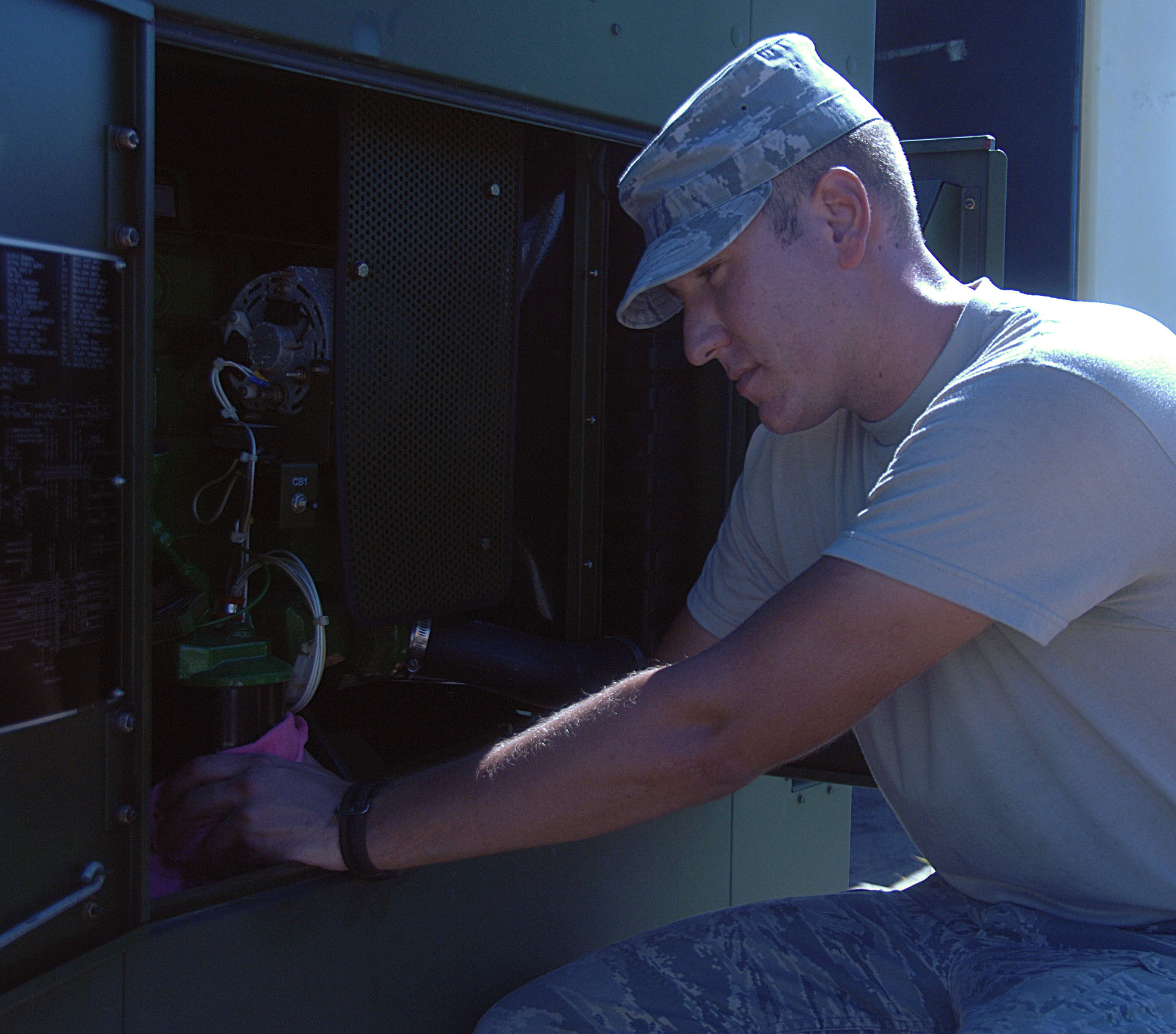 Power production Airman a hard charger > Andersen Air Force Base > Features