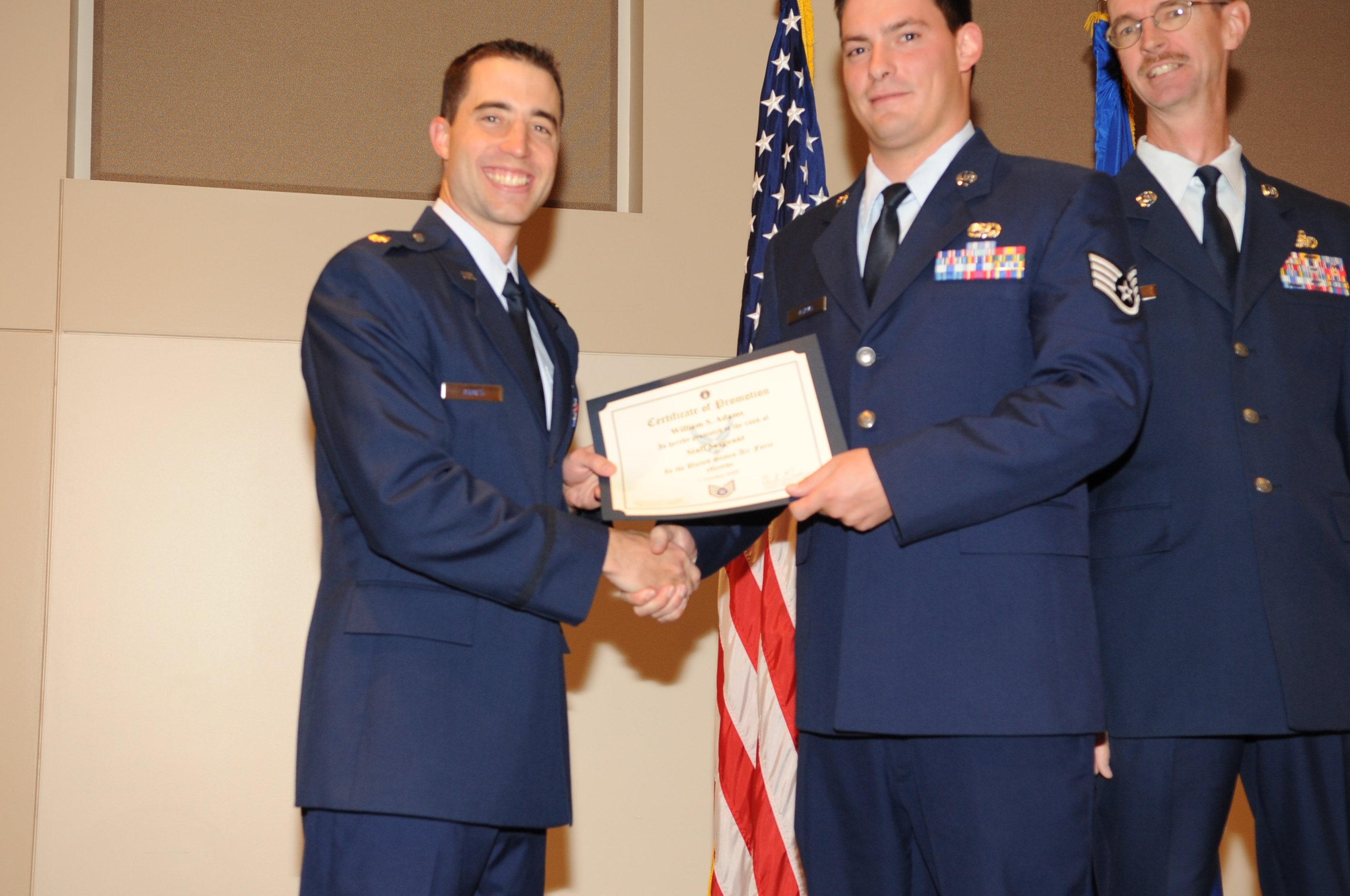 460th Space Wing promotion ceremony - September 2009