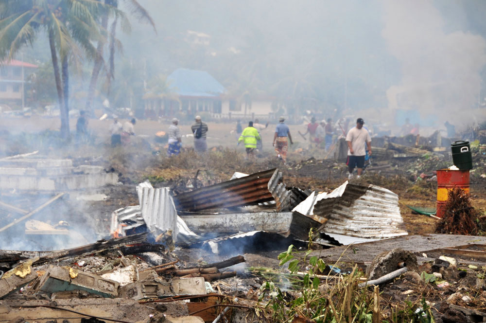 Hawaii Guard members assess damages in American Samoa > Air Force ...