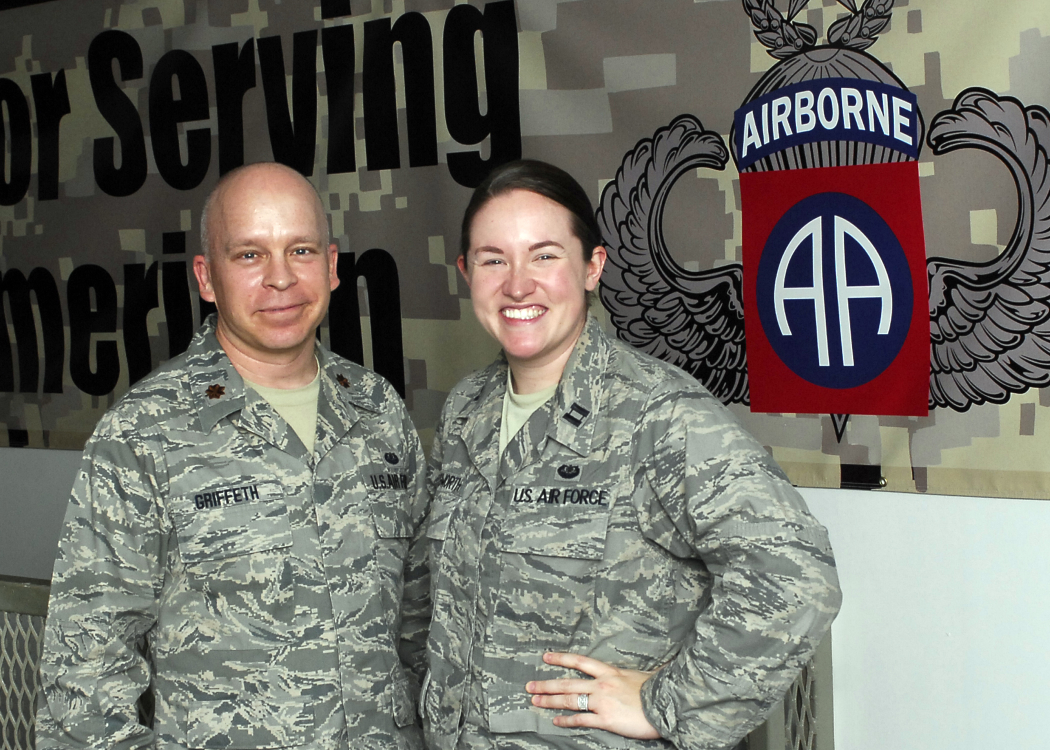 Two Airmen and their heated college football rivalry support Afghan ...