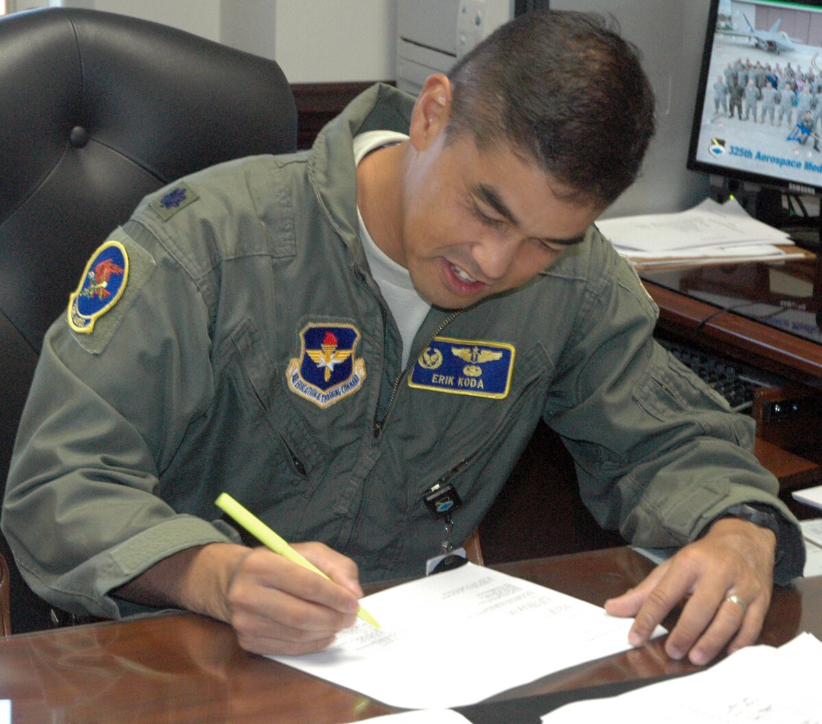 Meet Lt. Col. Koda > Tyndall Air Force Base > Display