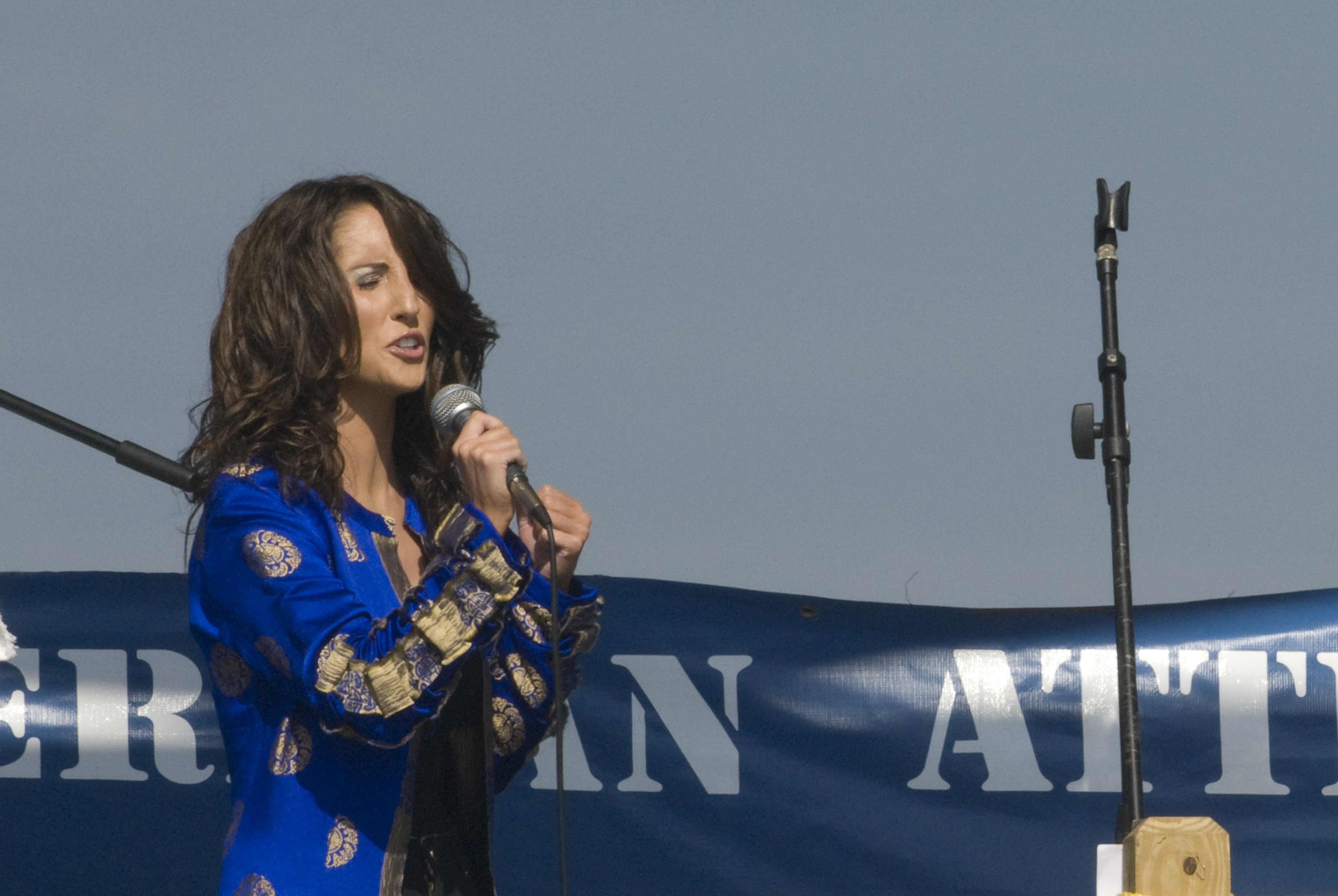 Country music singer Laura Bryna