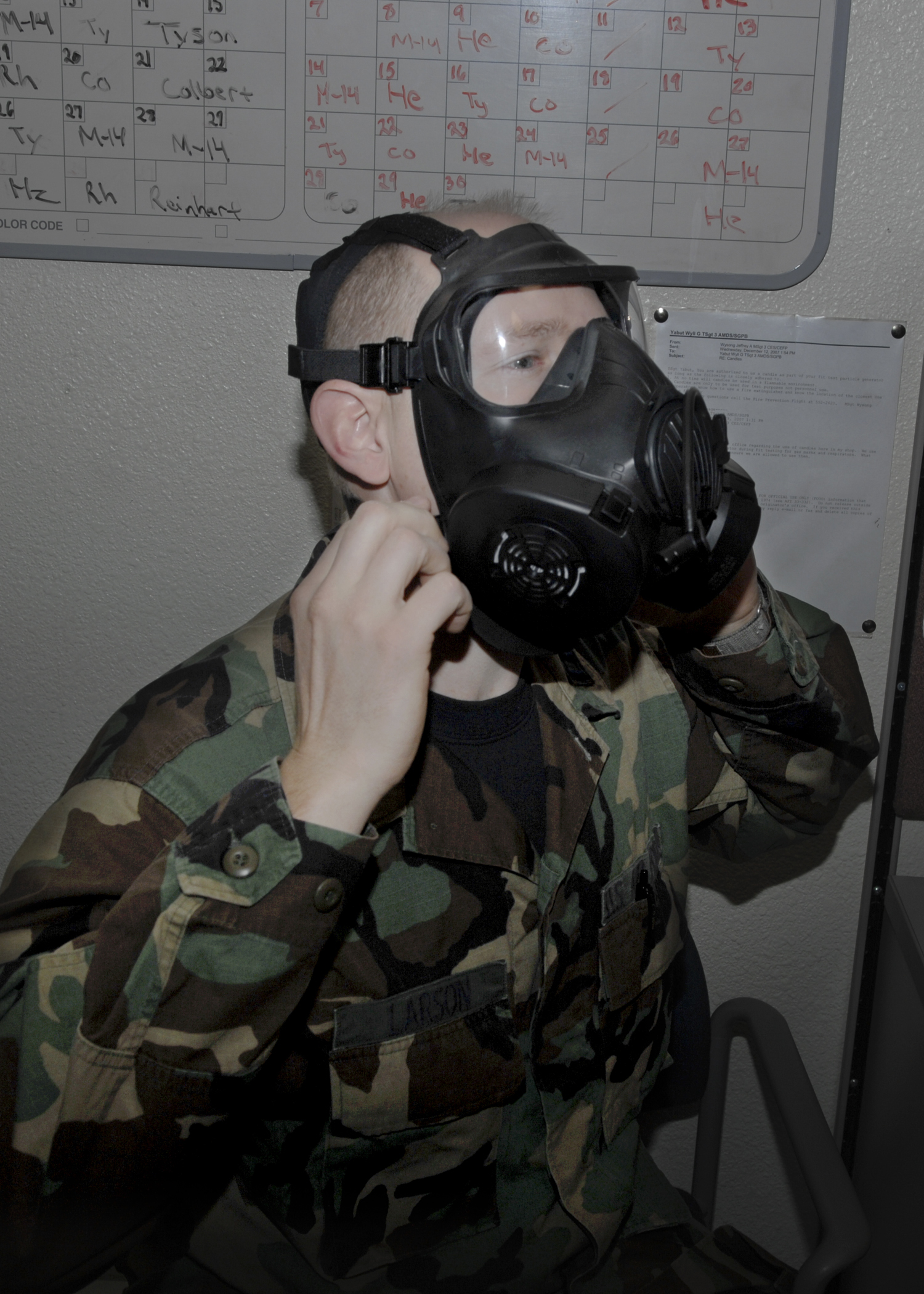 Elmendorf tests new gas masks