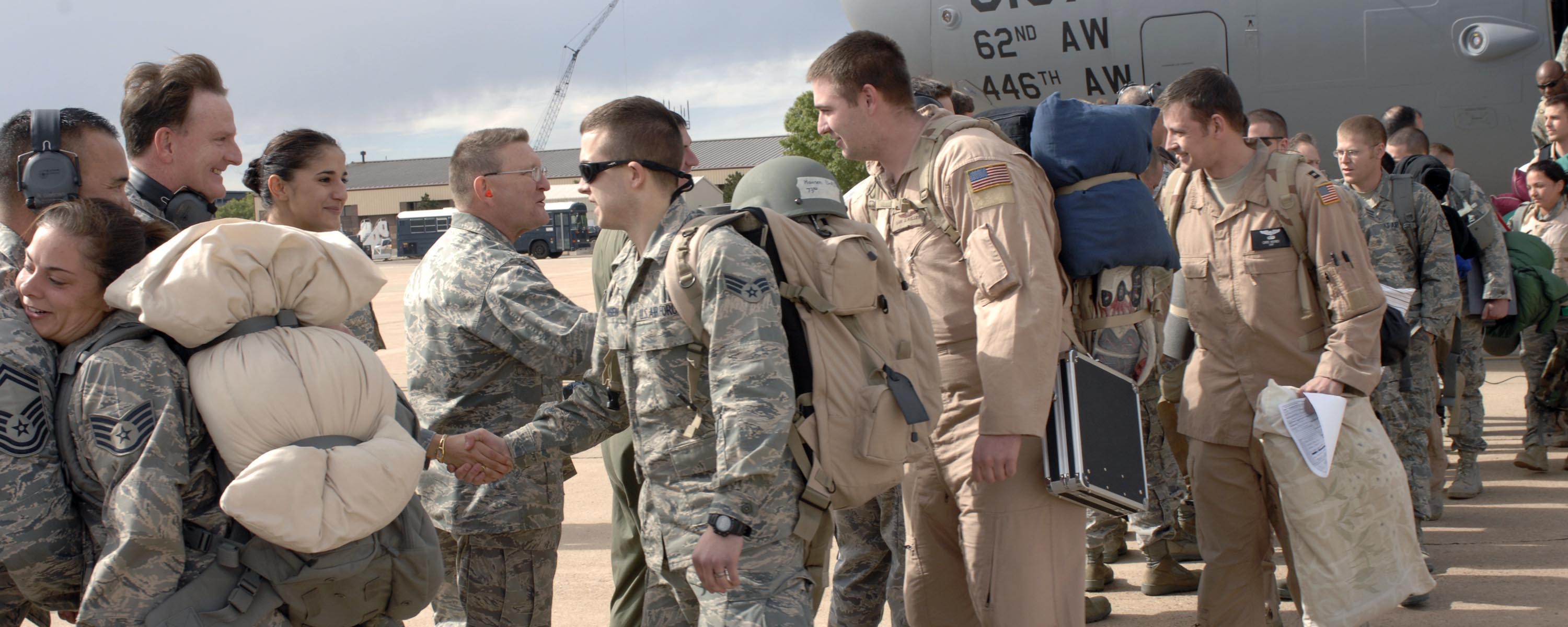 73 SOS, 16 SOS and 27 SOMXG coming back from their deployment