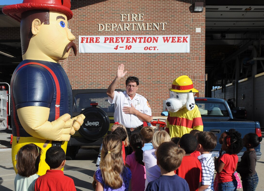 Langley learns fire safety
