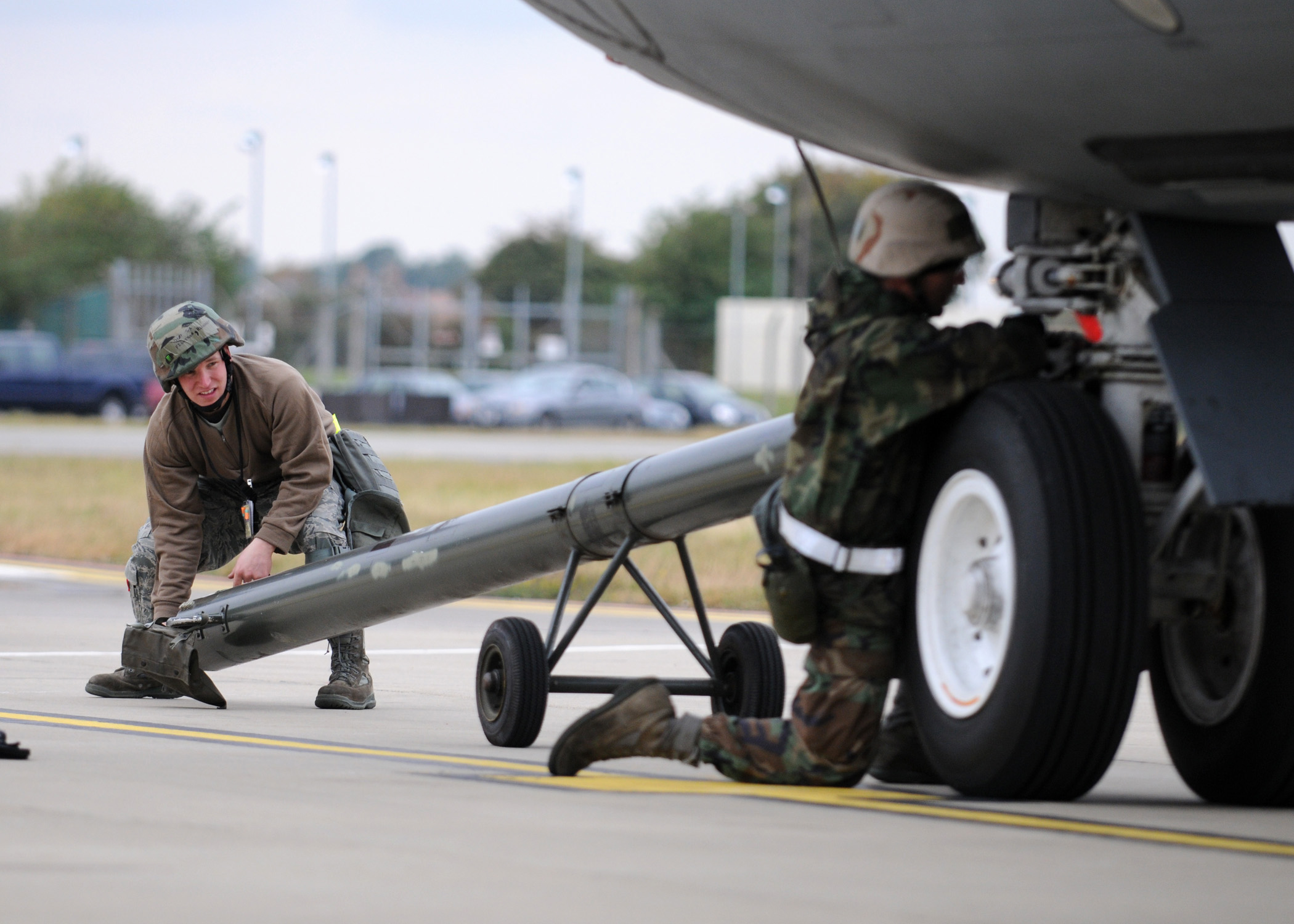 Simulated fuel spill one of several ORI scenarios > Royal Air Force ...