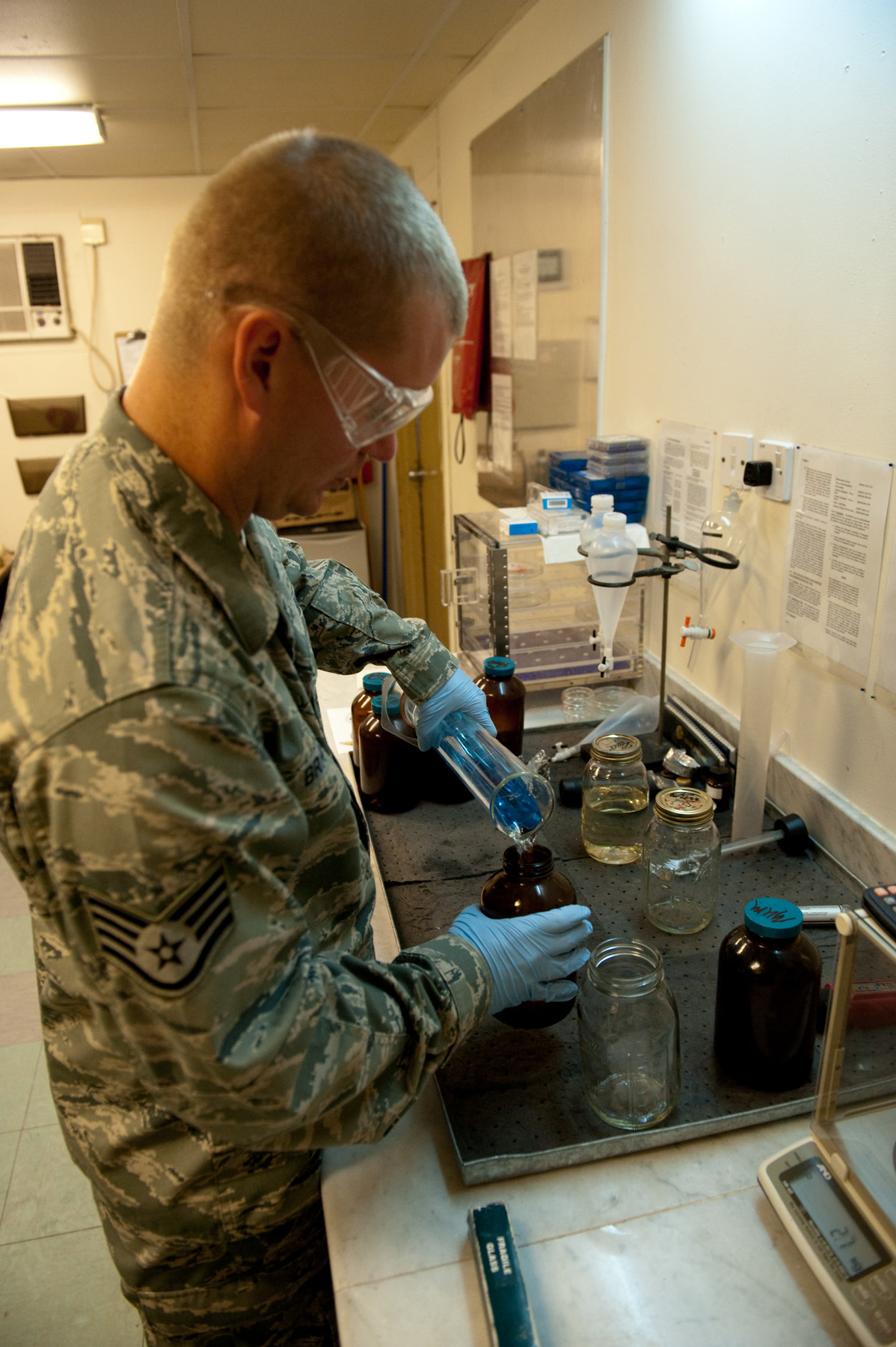 Flash point: Fuels lab answers burning need > Joint Base Elmendorf ...