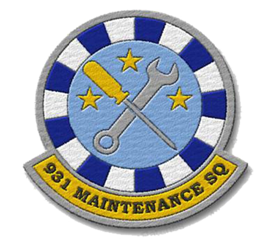 931st Maintenance Squadron patch