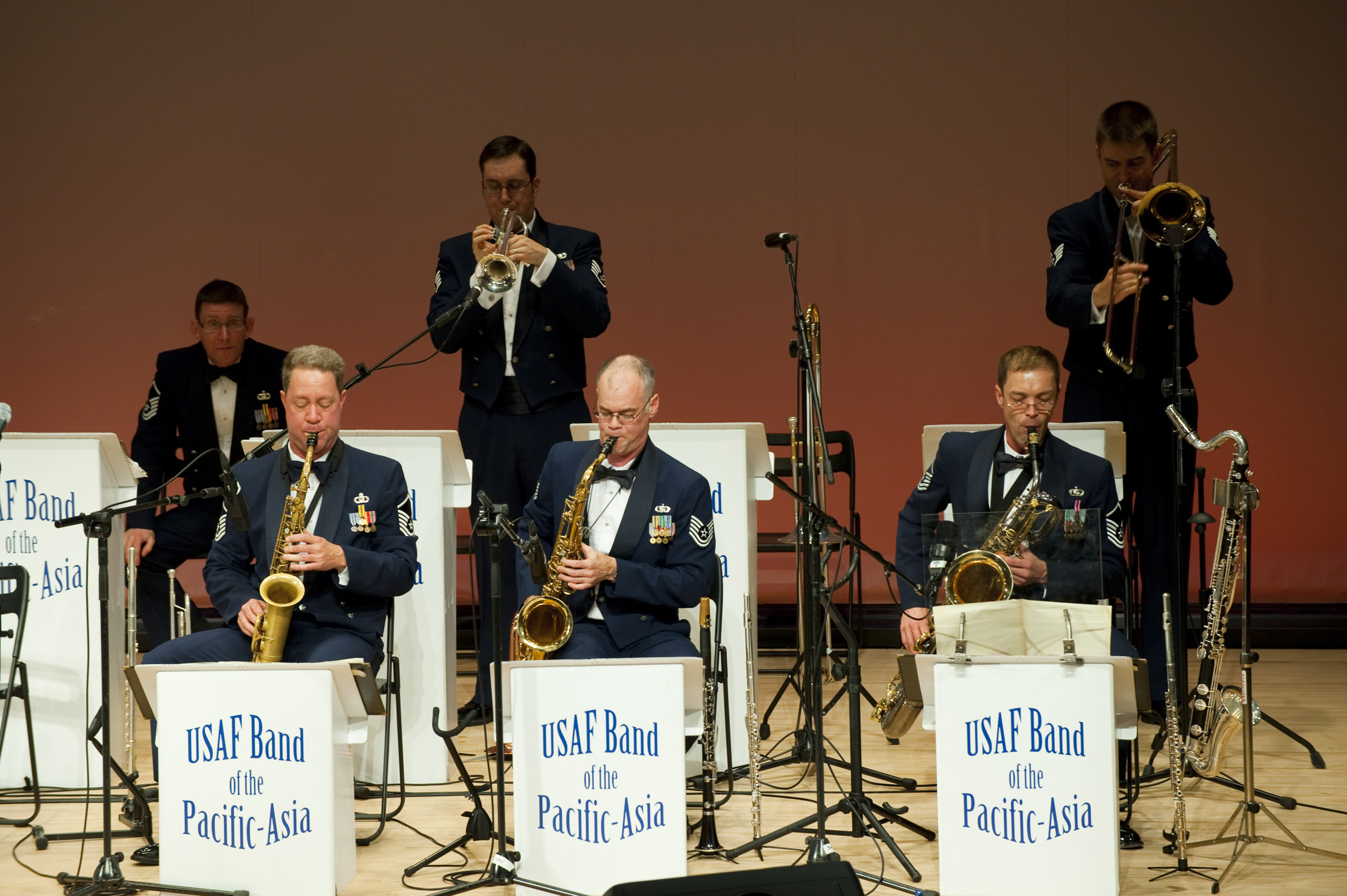 PACAF show band Greatlanders performs in Misawa