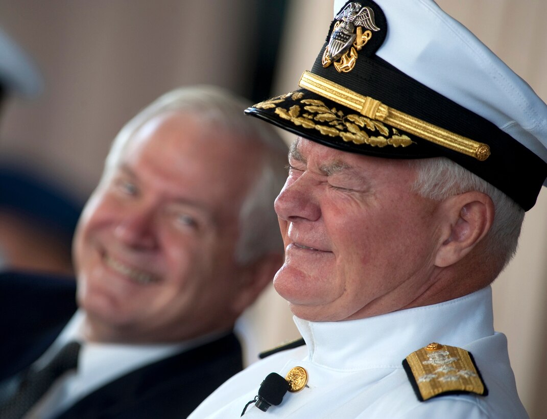 Defense Secretary Robert M. Gates and U.S. Navy Adm. Timothy J. Keating ...