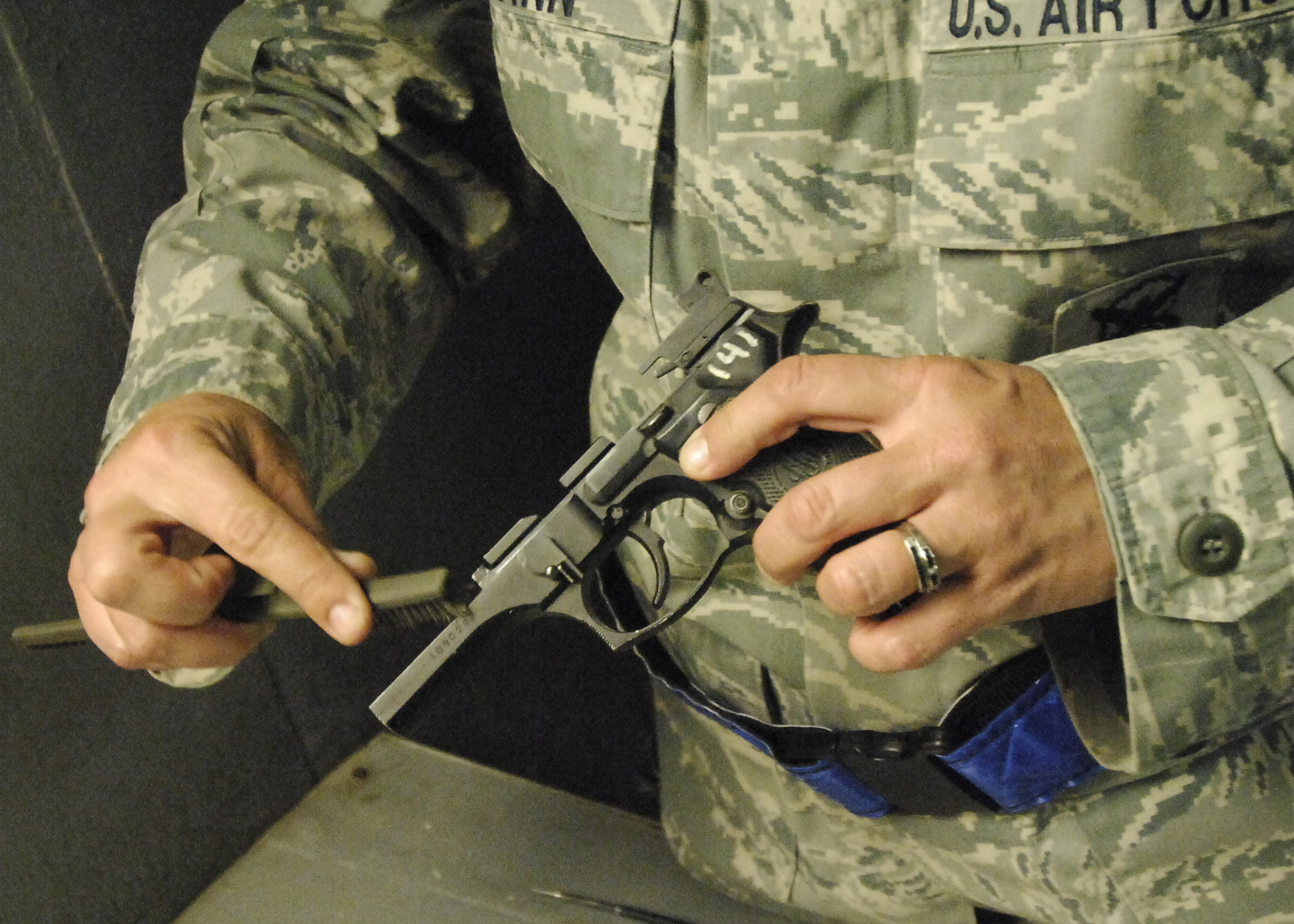 Spotless sidearm > U.S. Air Forces Central > Display