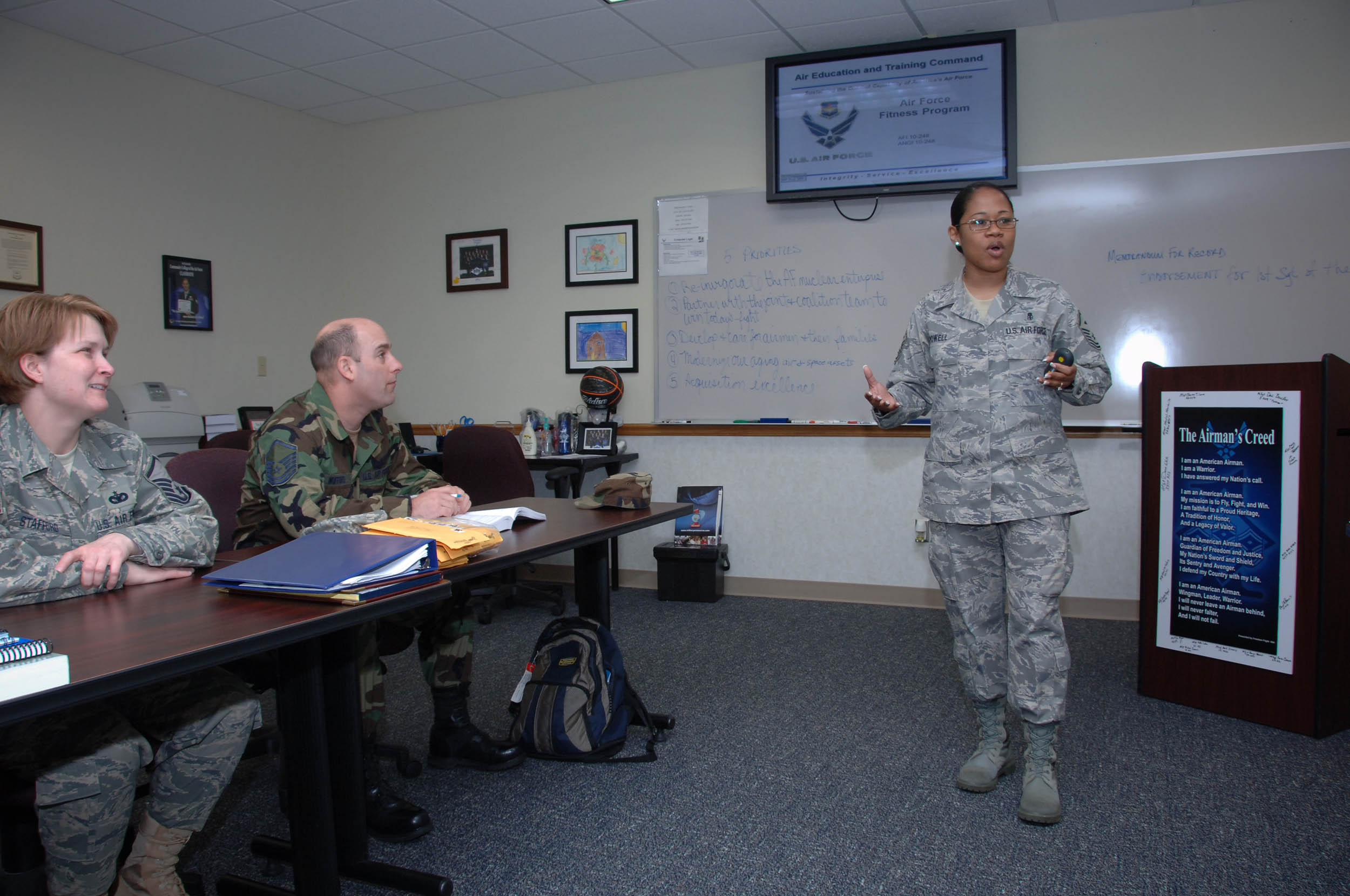 USAF First Sergeants Academy charging forward