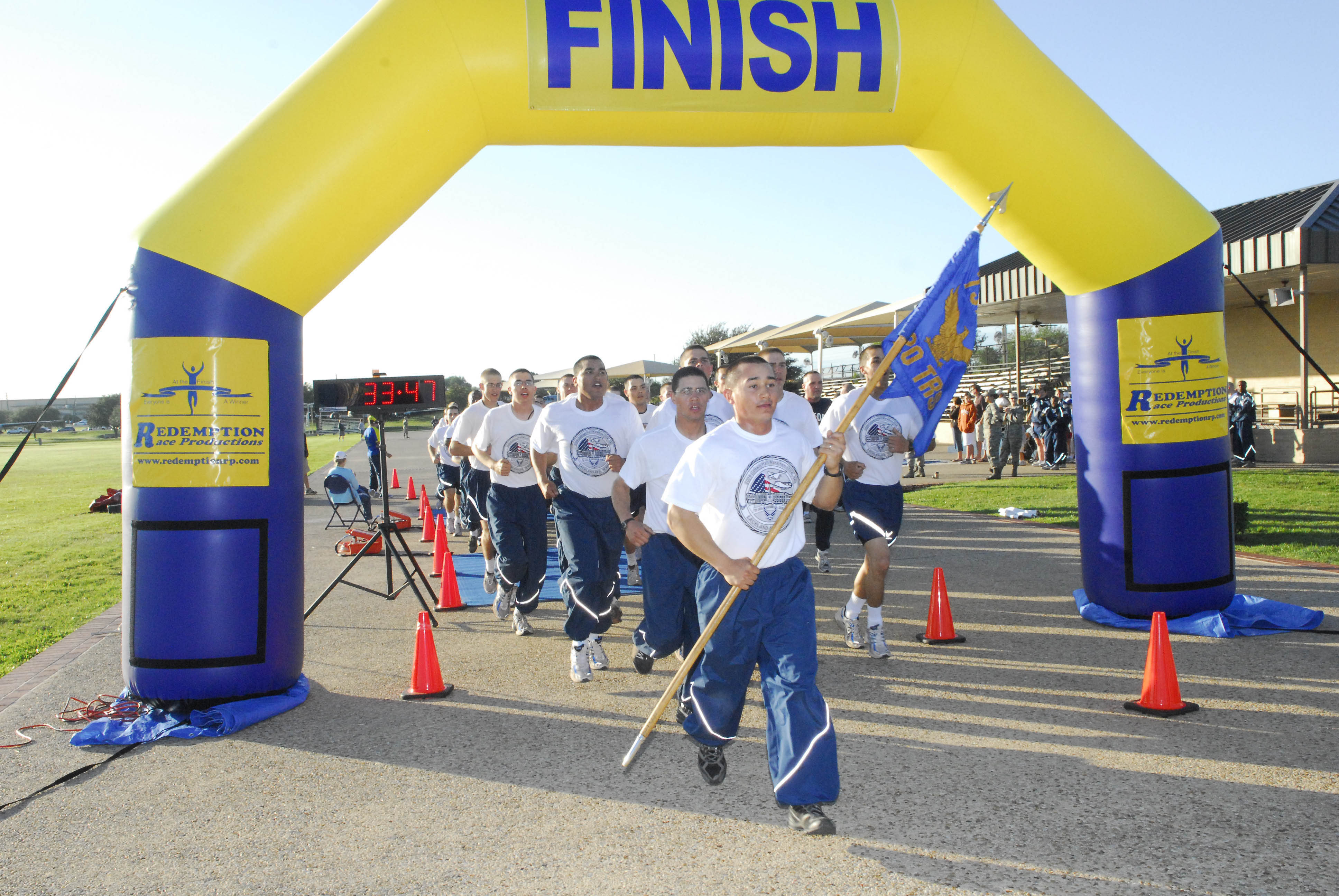 Inaugural run takes off > Joint Base San Antonio > News