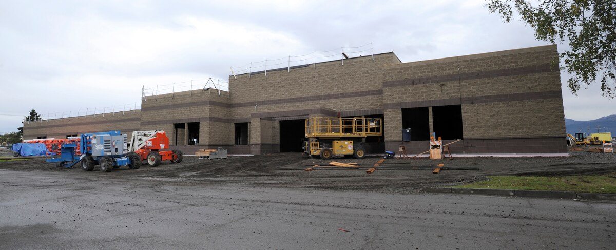 New PME center's construction continues > Joint Base Elmendorf ...
