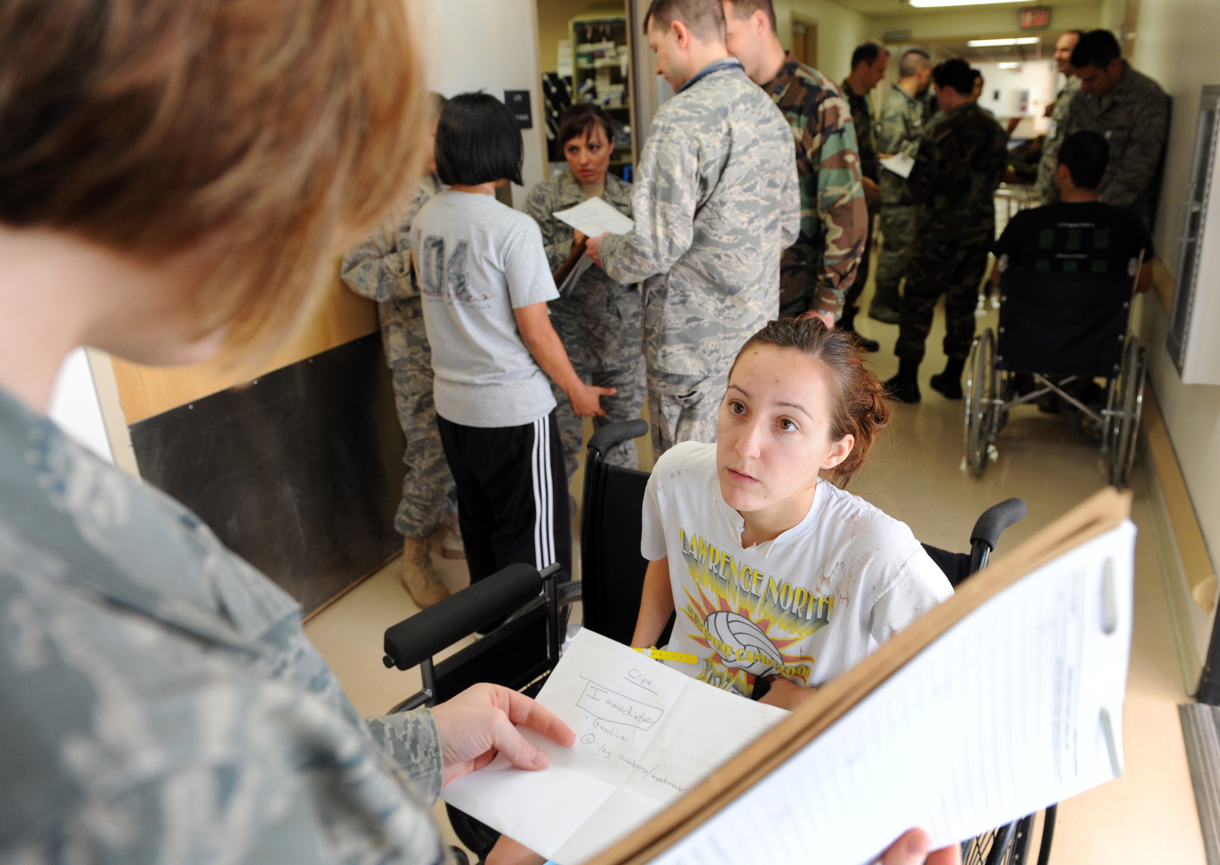 Moulage helps keep exercises real > Mountain Home Air Force Base > News ...