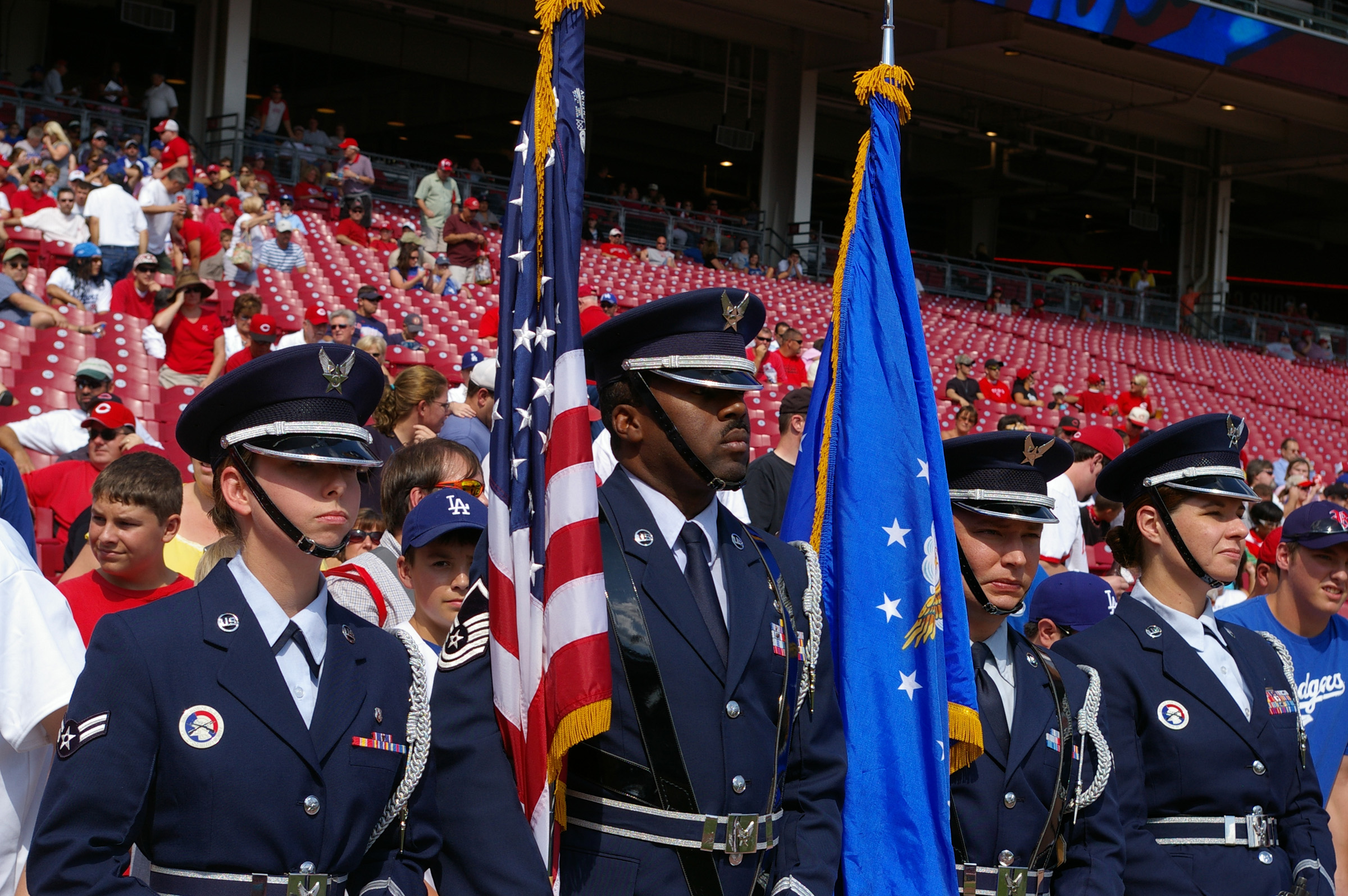 Hot dogs, peanuts, the 445th Airlift Wing and the Cincinnati Reds ...