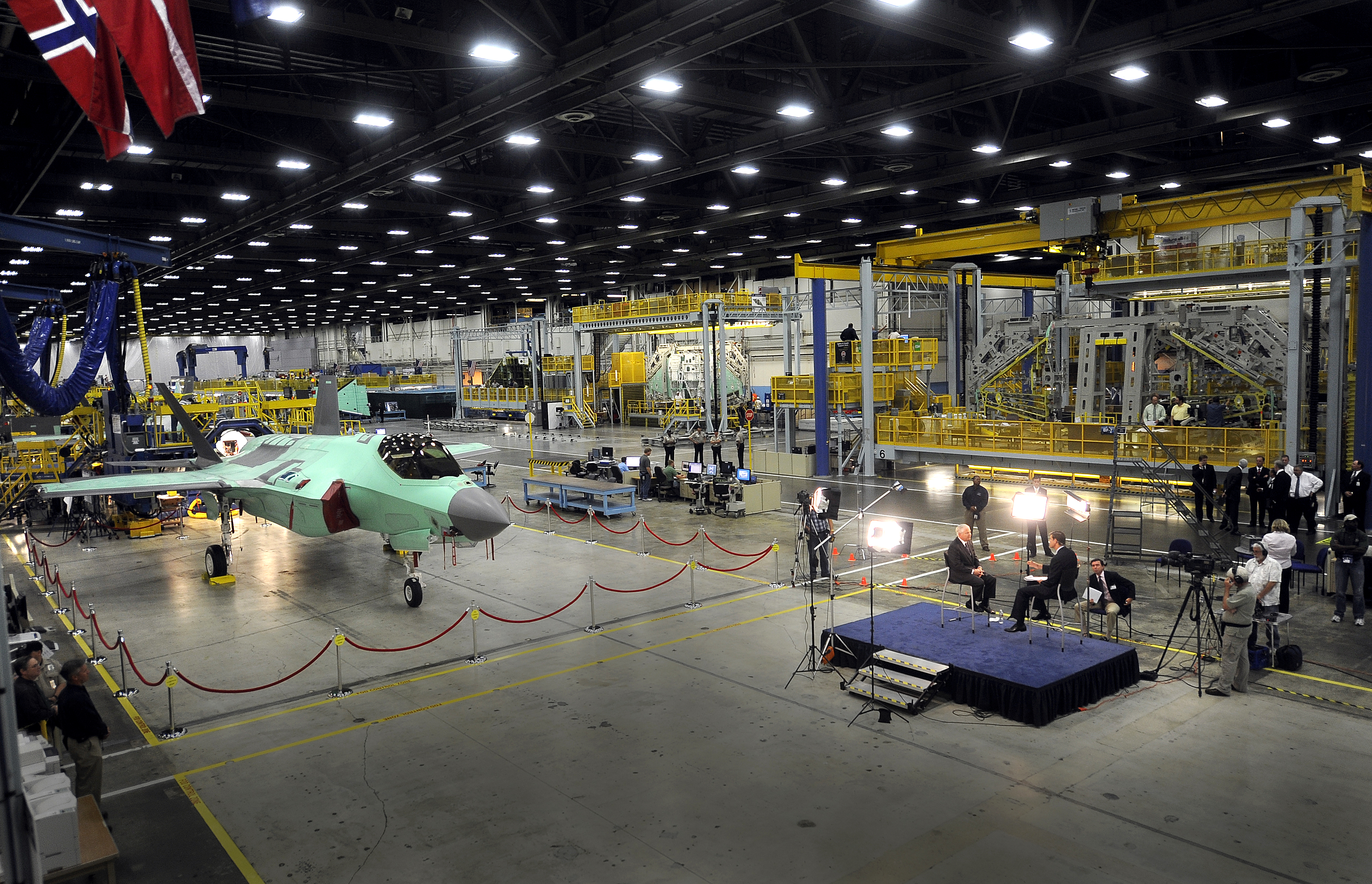 Bloomberg news reporter Peter Cook interviews Defense Secretary Robert ...