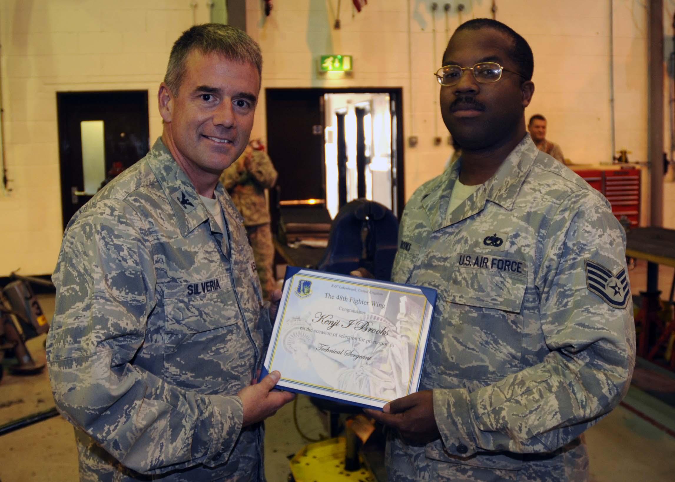 48th EMS Airman awarded rank for exceptional performance > Royal Air ...