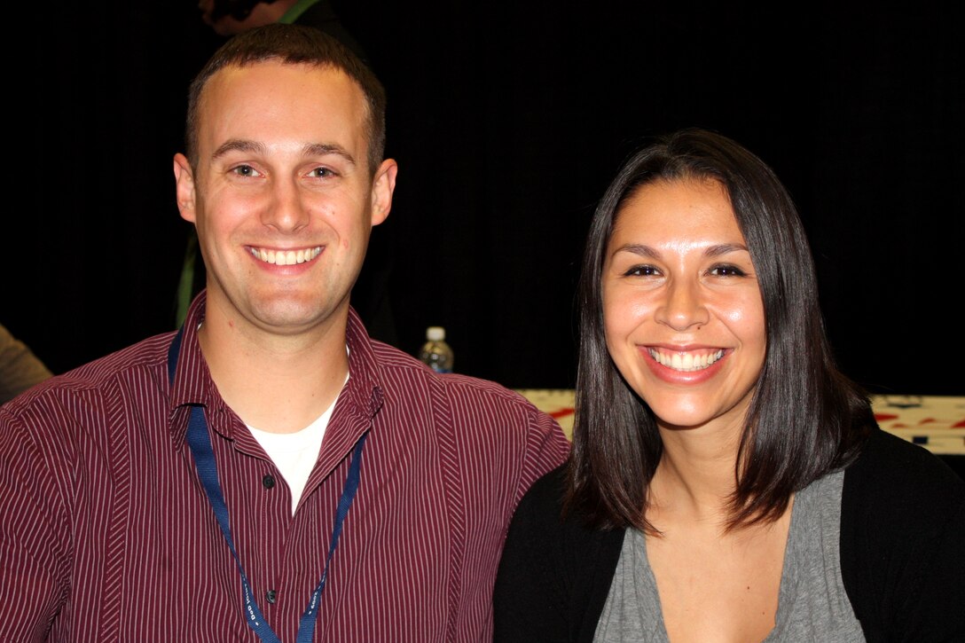 Ryan McNabb, of the Evanston Vet Center in Illinois, and his wife ...