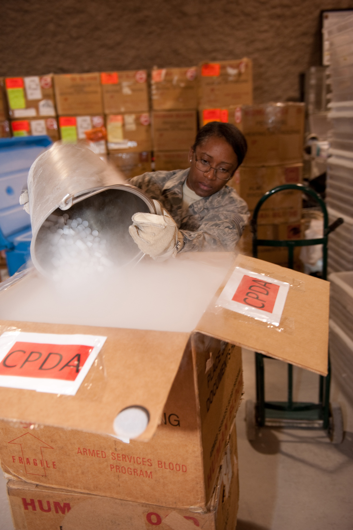 Blood Trans-Shipment Center: Vital to AOR cells > Joint Base Langley ...