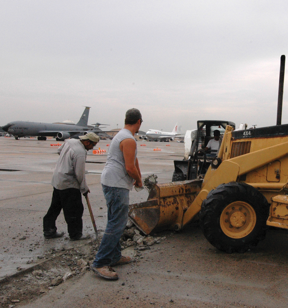 Taxiway repairs underway at Andrews