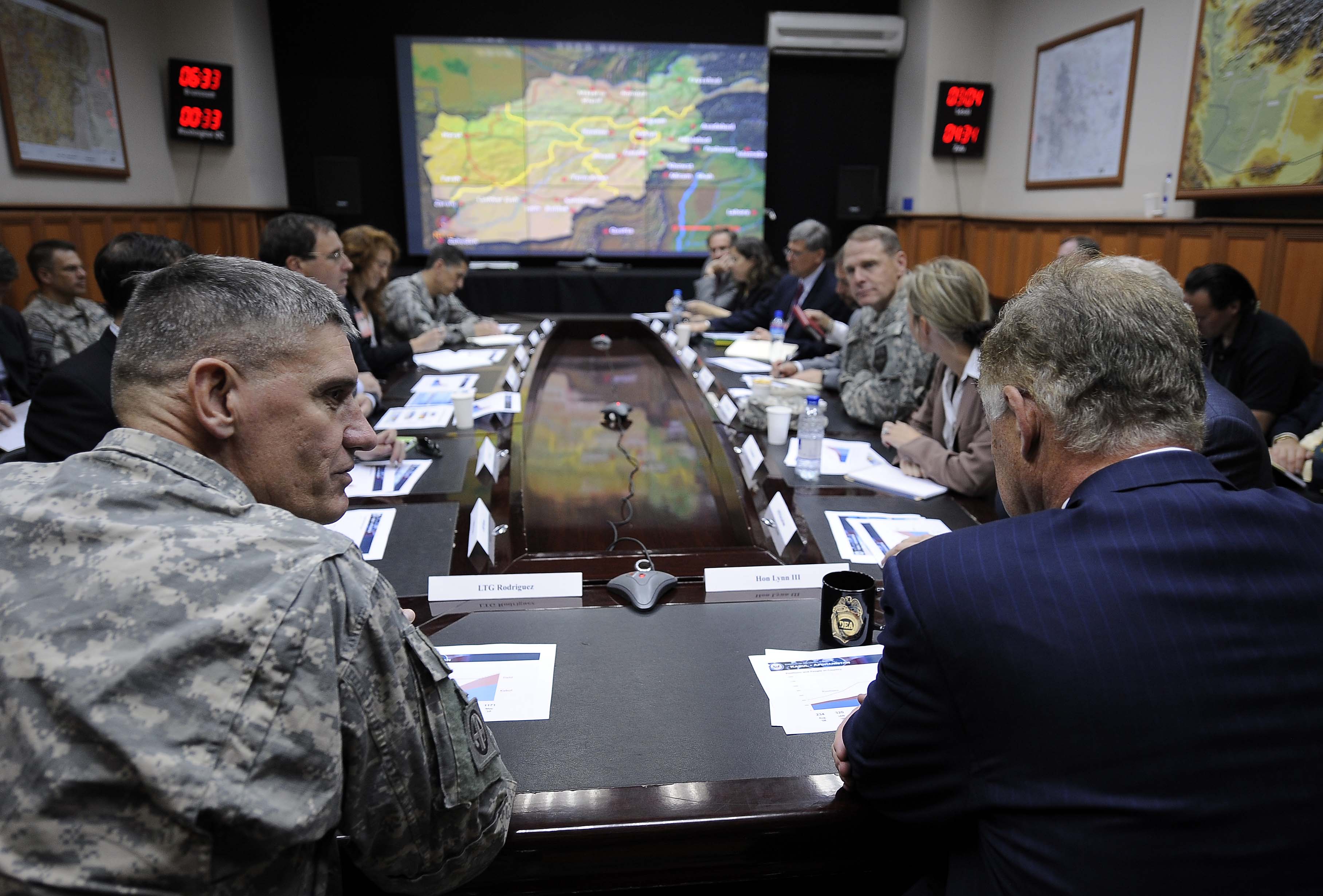 U.S. Army Lt. Gen. David Rodriguez, deputy commander of International ...