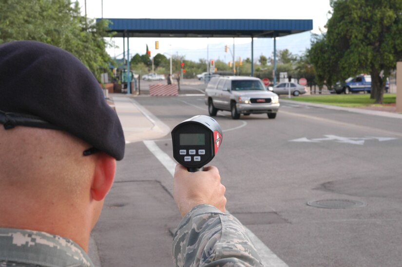 Slow down! Hand-held radars are on base > 162nd Wing > Article Display