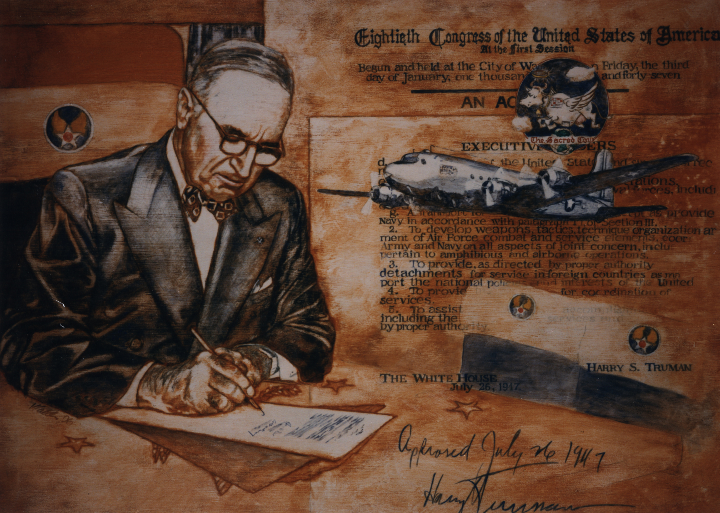 1997 HQ Department of the Air Force Organization Chart