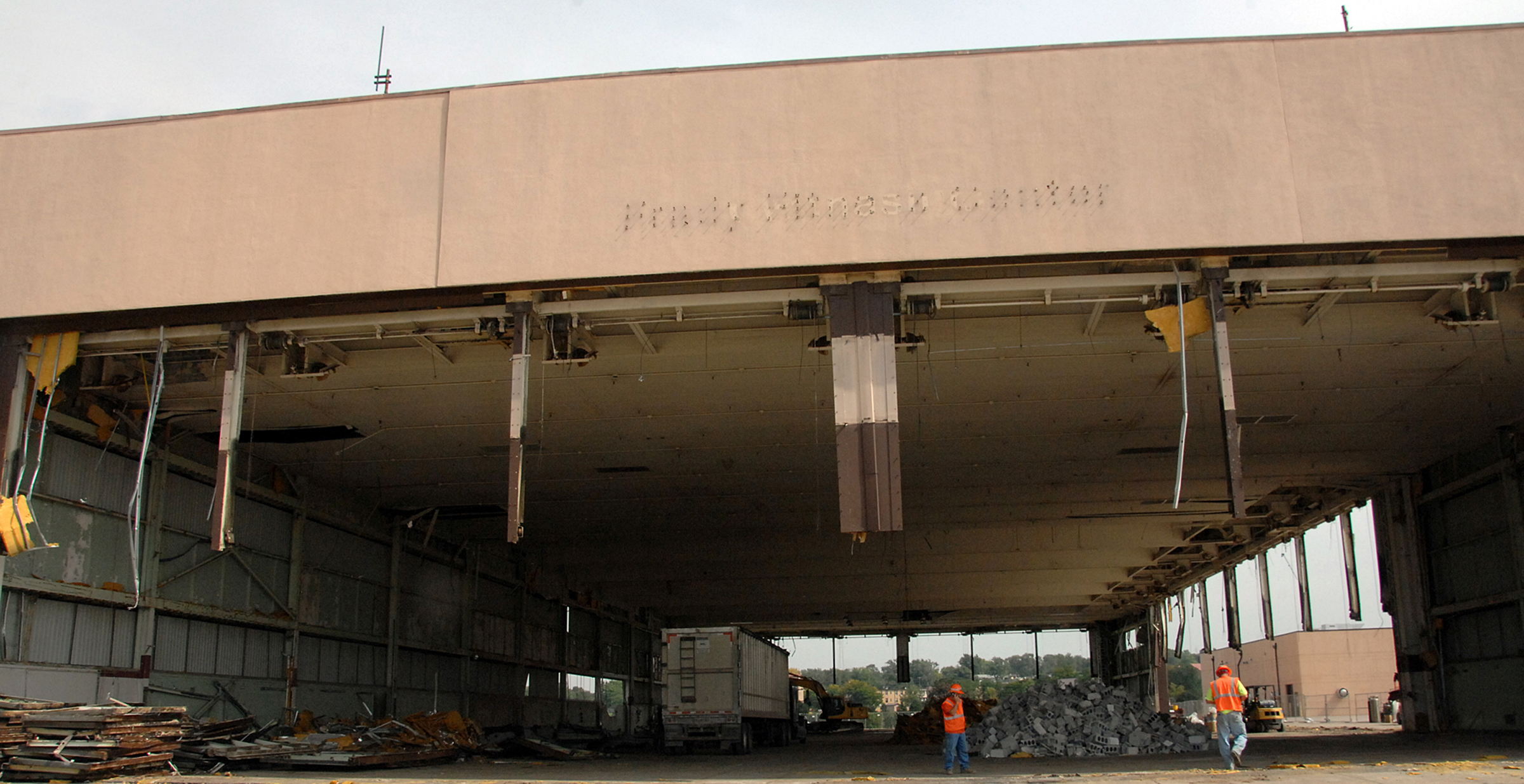 Frady Fitness Center comes down > Offutt Air Force Base > News
