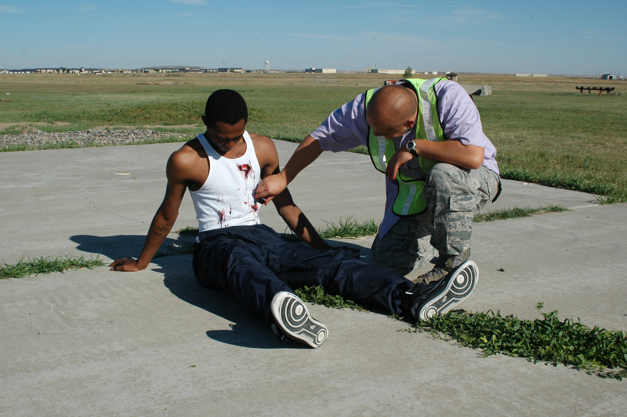Moulage brings realism to exercise > Malmstrom Air Force Base > Article ...