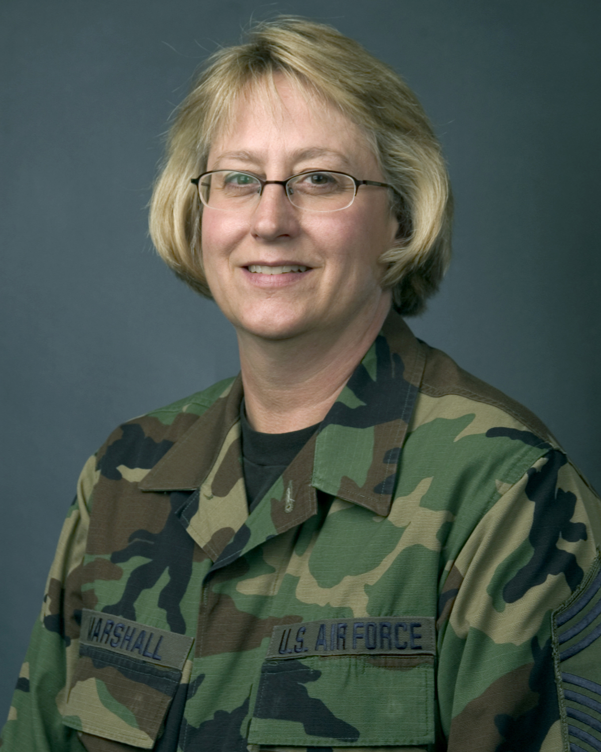 Portrait of CMSgt Deborah Marshall from the 169th Mission Support Flight.