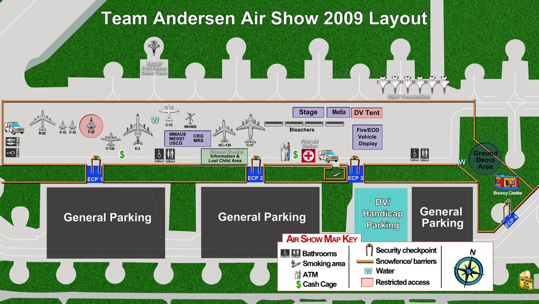Team Andersen Air Show '09 Layout