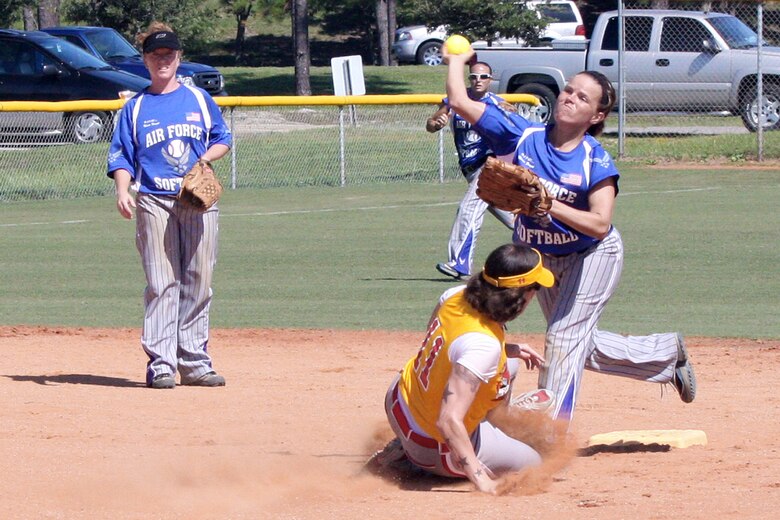 Air Force teams earn gold medals at armed forces softball championships ...