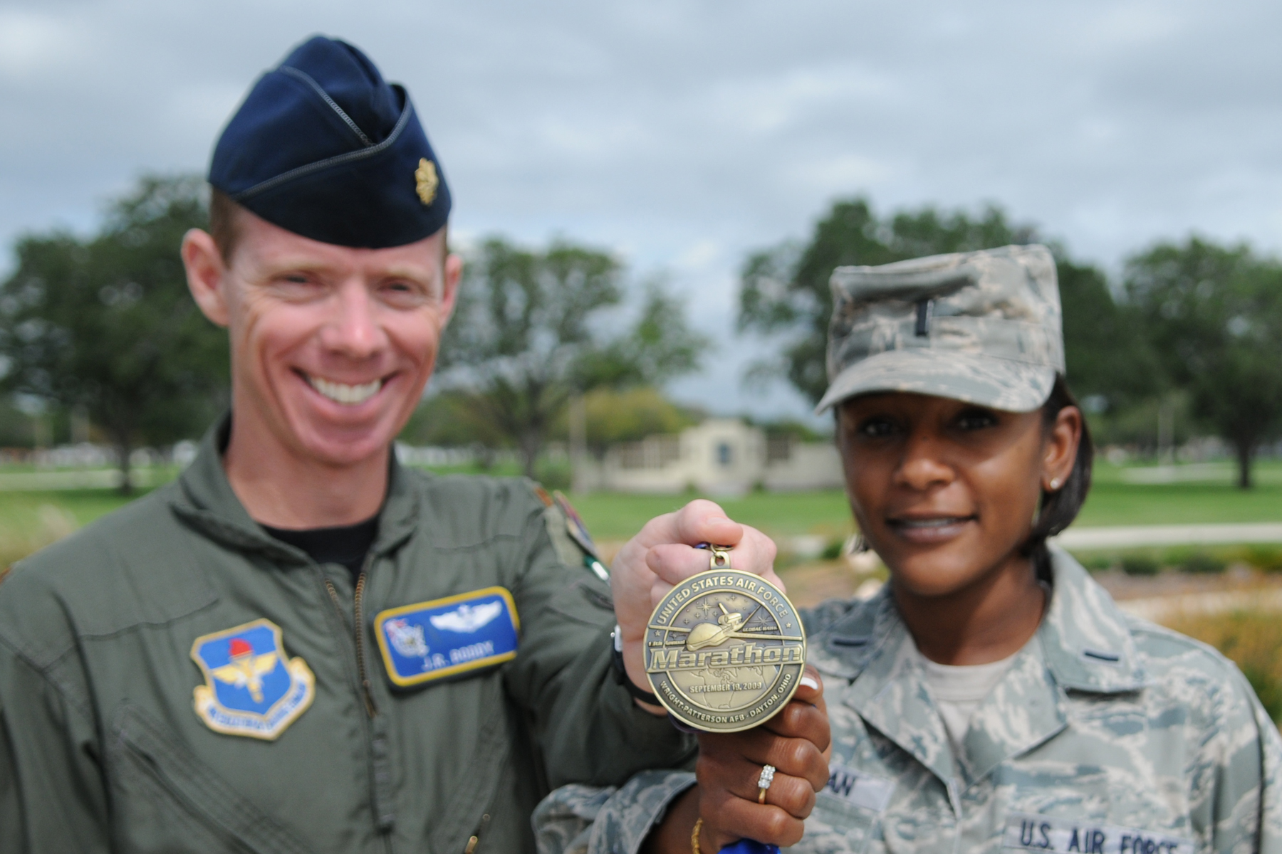 Randolph AFB Annual Air Force Marathon winners