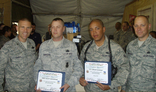 Airman 1st Class Ramirez award