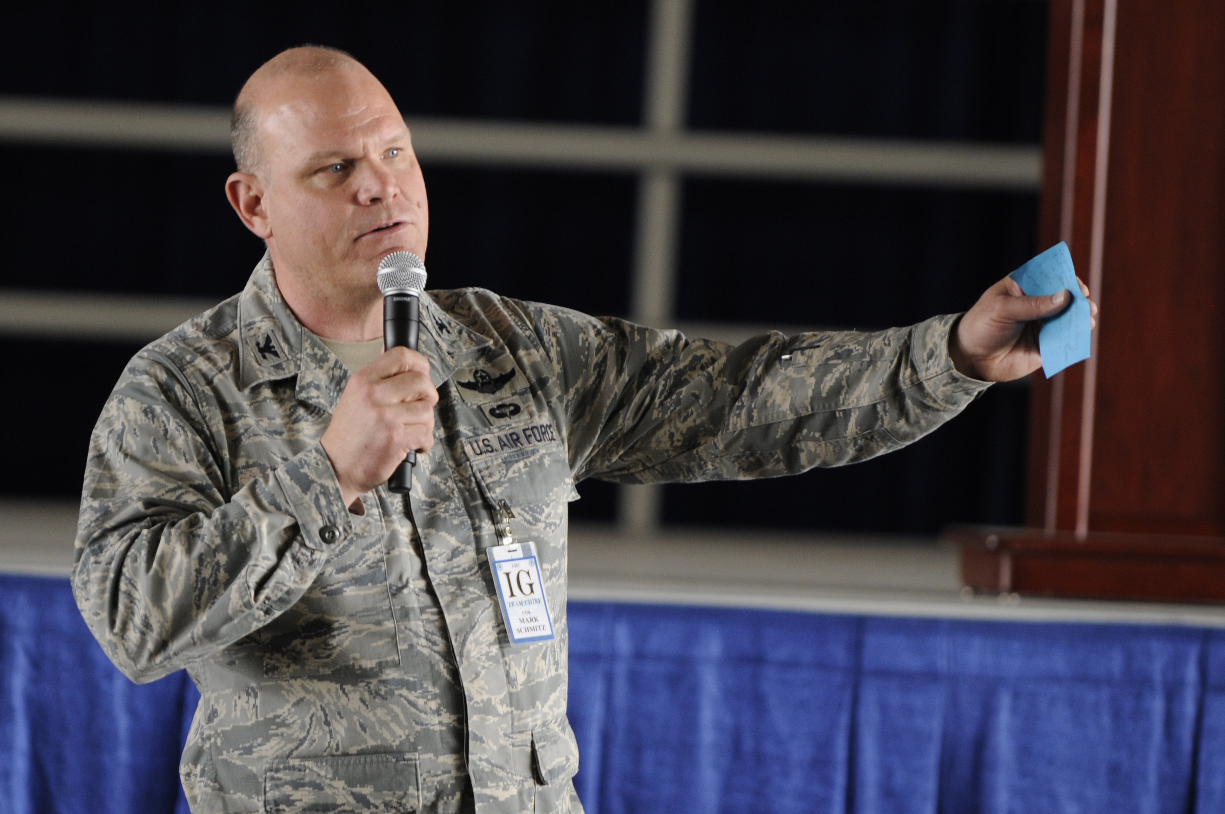 375th AMW receives excellent rating on ORI