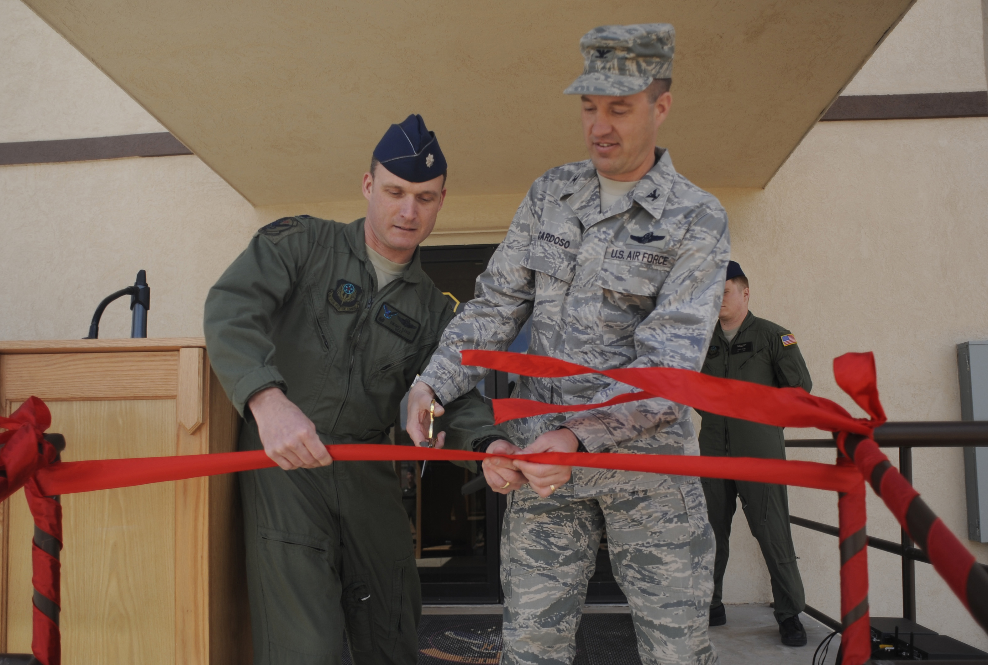 551 SOS cuts ribbon on new training center > Cannon Air Force Base > News