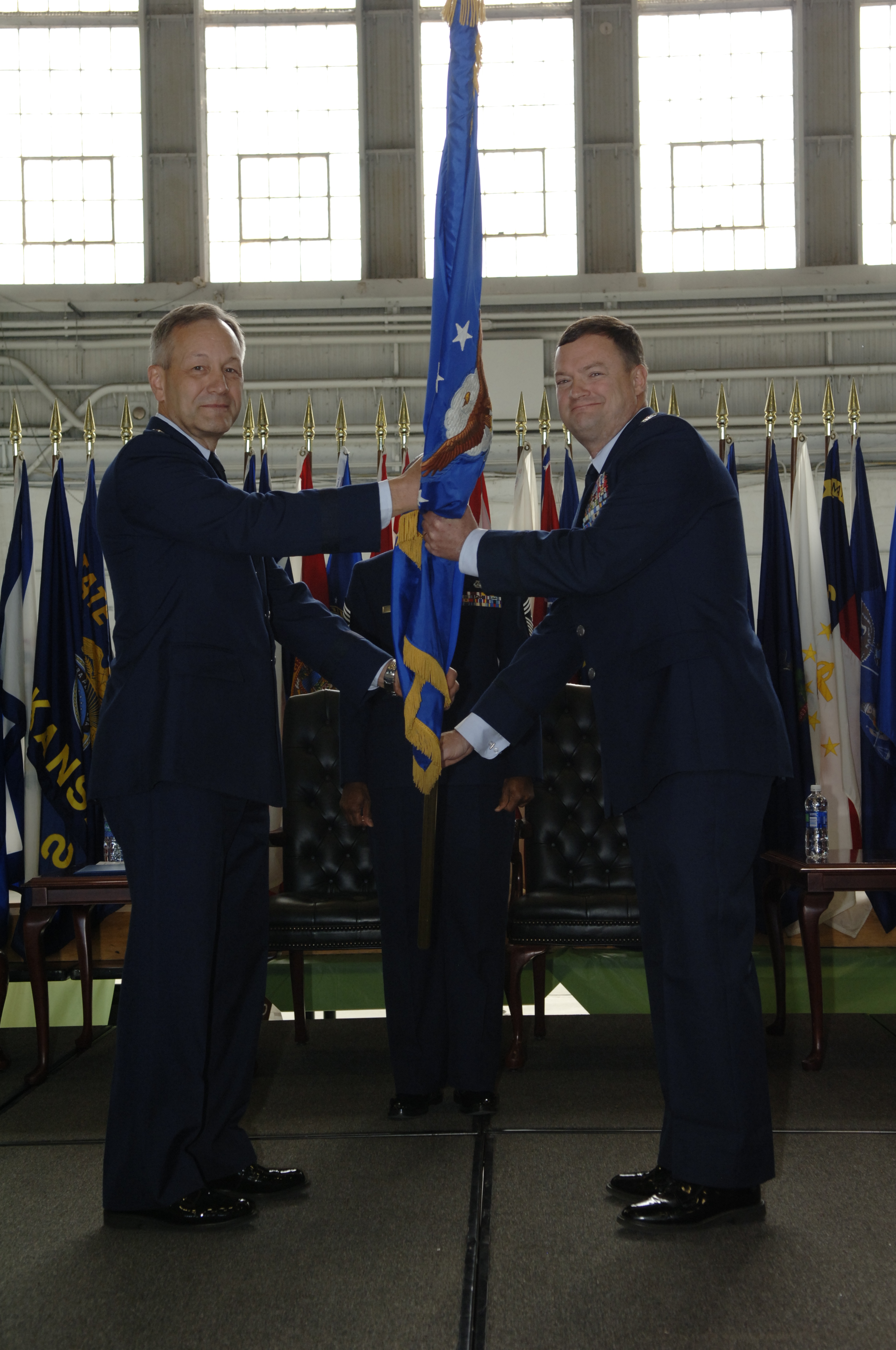 927th Change of Command ceremony