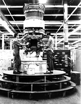 TF-33 engine repair