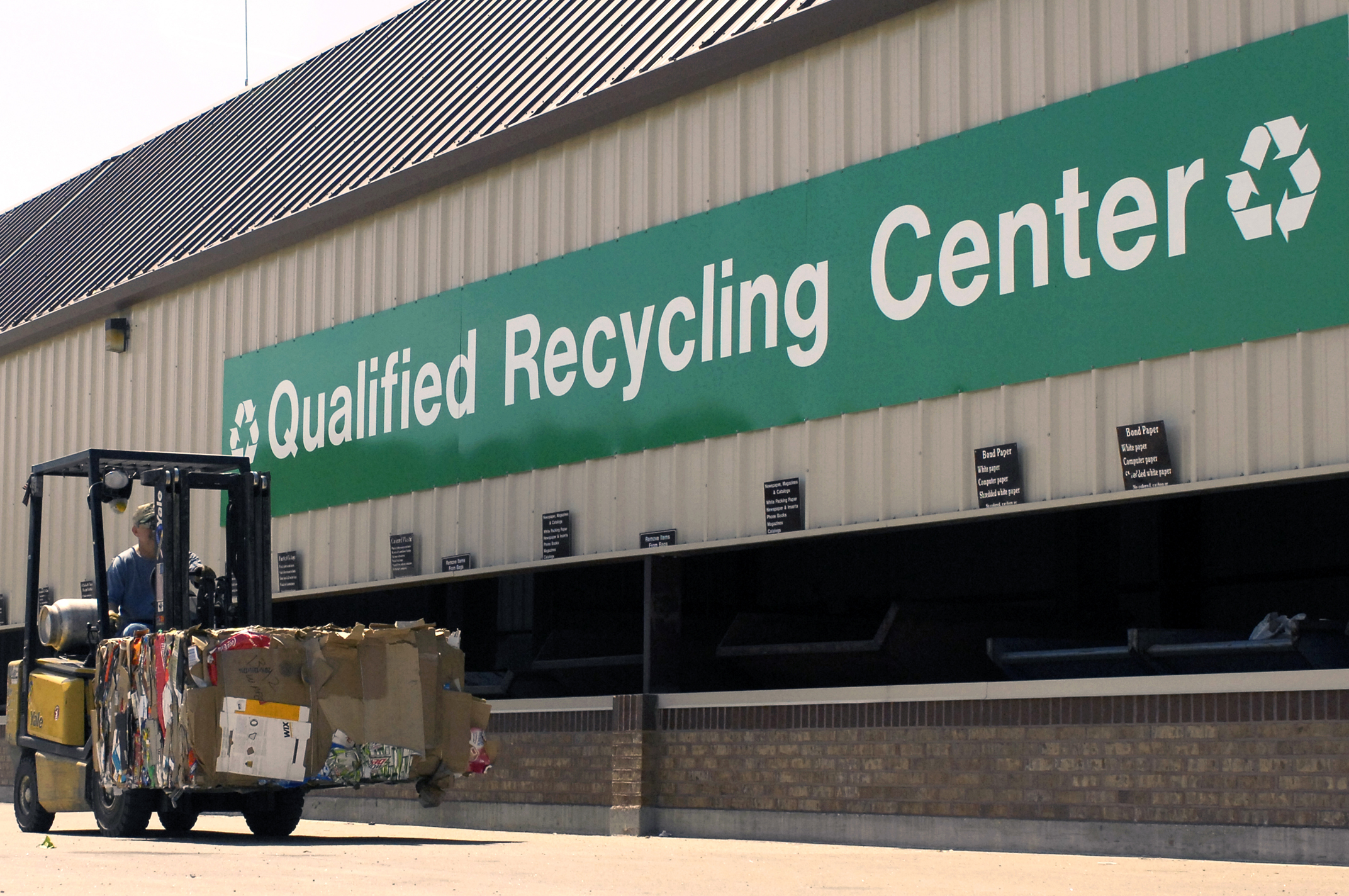 Trash to cash: Recycling center helps environment, funds base projects ...